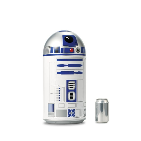 Star Wars Printed R2D2 Mini Fridge 4.5L 8 Can AC/DC 18inches Tall Droid ...