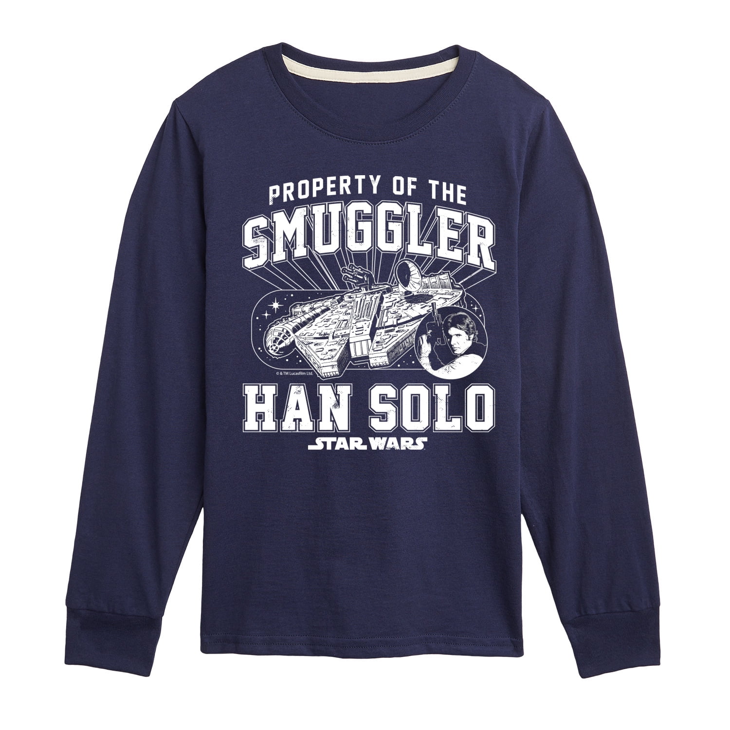 Star Wars - Property Of The Smuggler - Toddler And Youth Long Sleeve ...