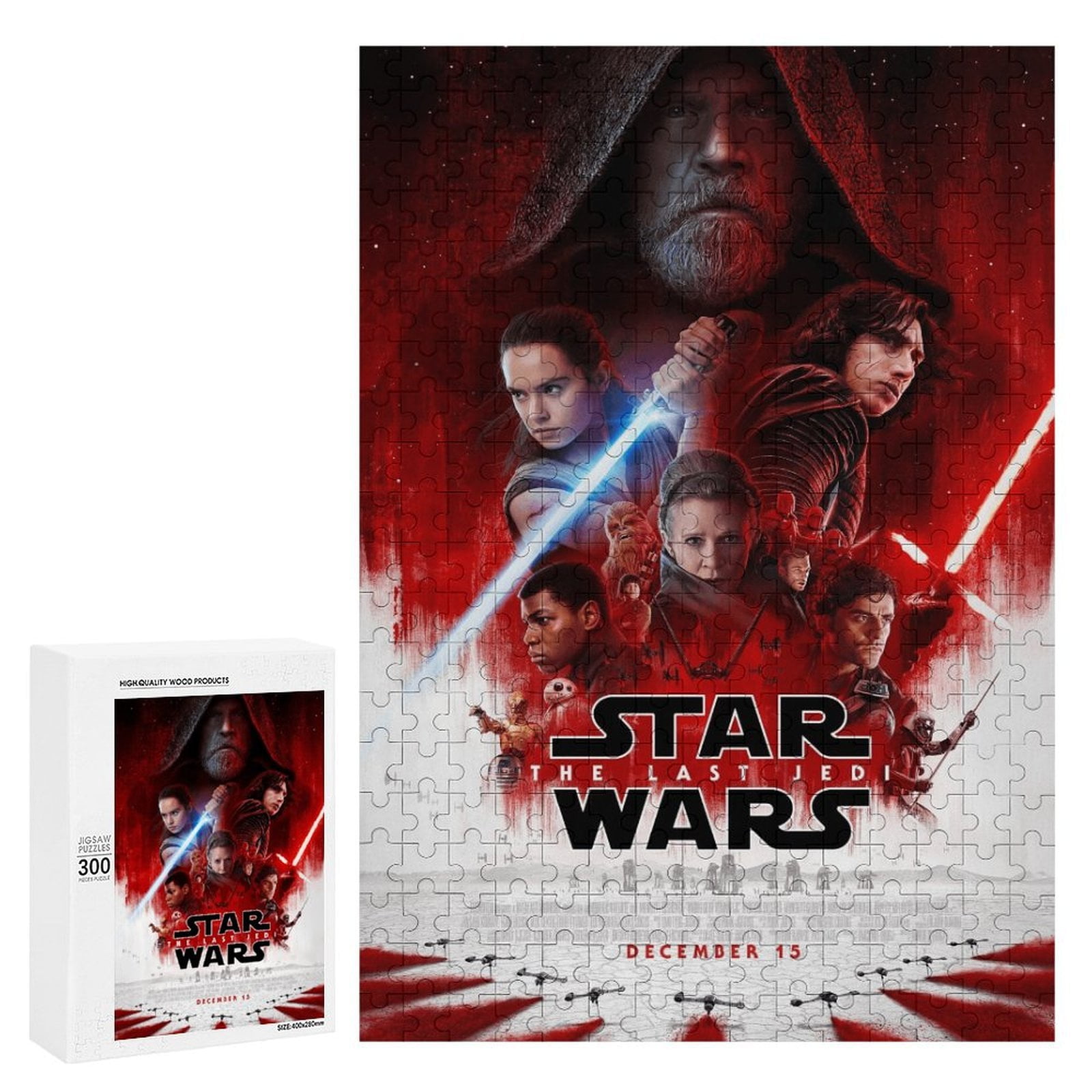 Star Wars Puzzle - 300 PCS Jigsaw Puzzle For Adults Kids Boys Girls ...
