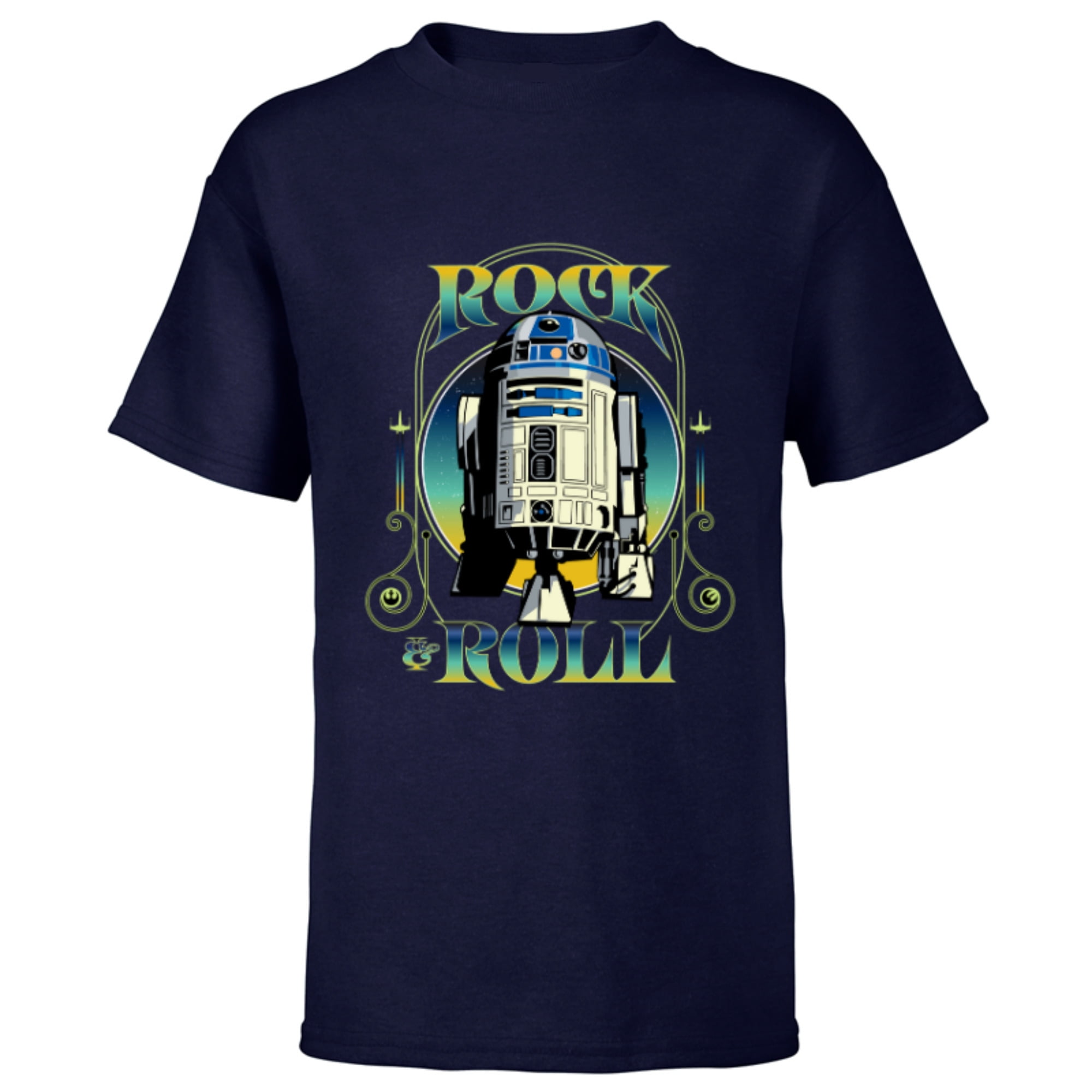 Star Wars R2-D2 Astromech Droid Rock & Roll- Short Sleeve T-Shirt for ...