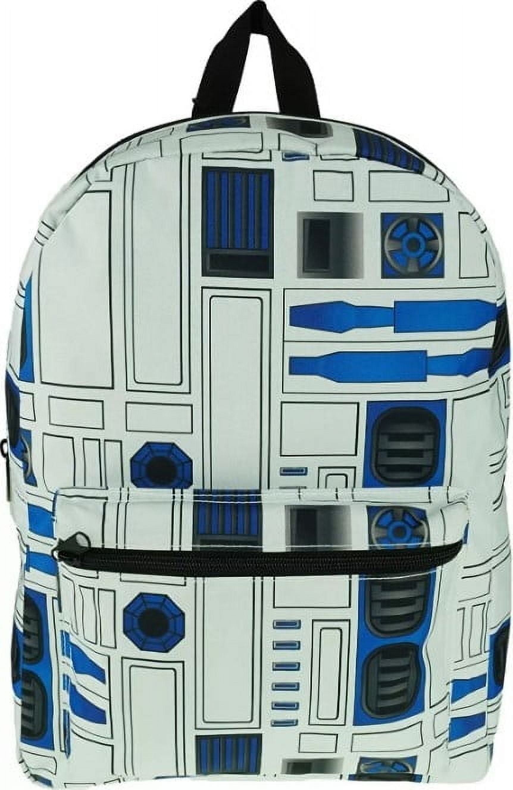 Star Wars R2-D2 Droid Allover Print Large Backpack 16” Official ...