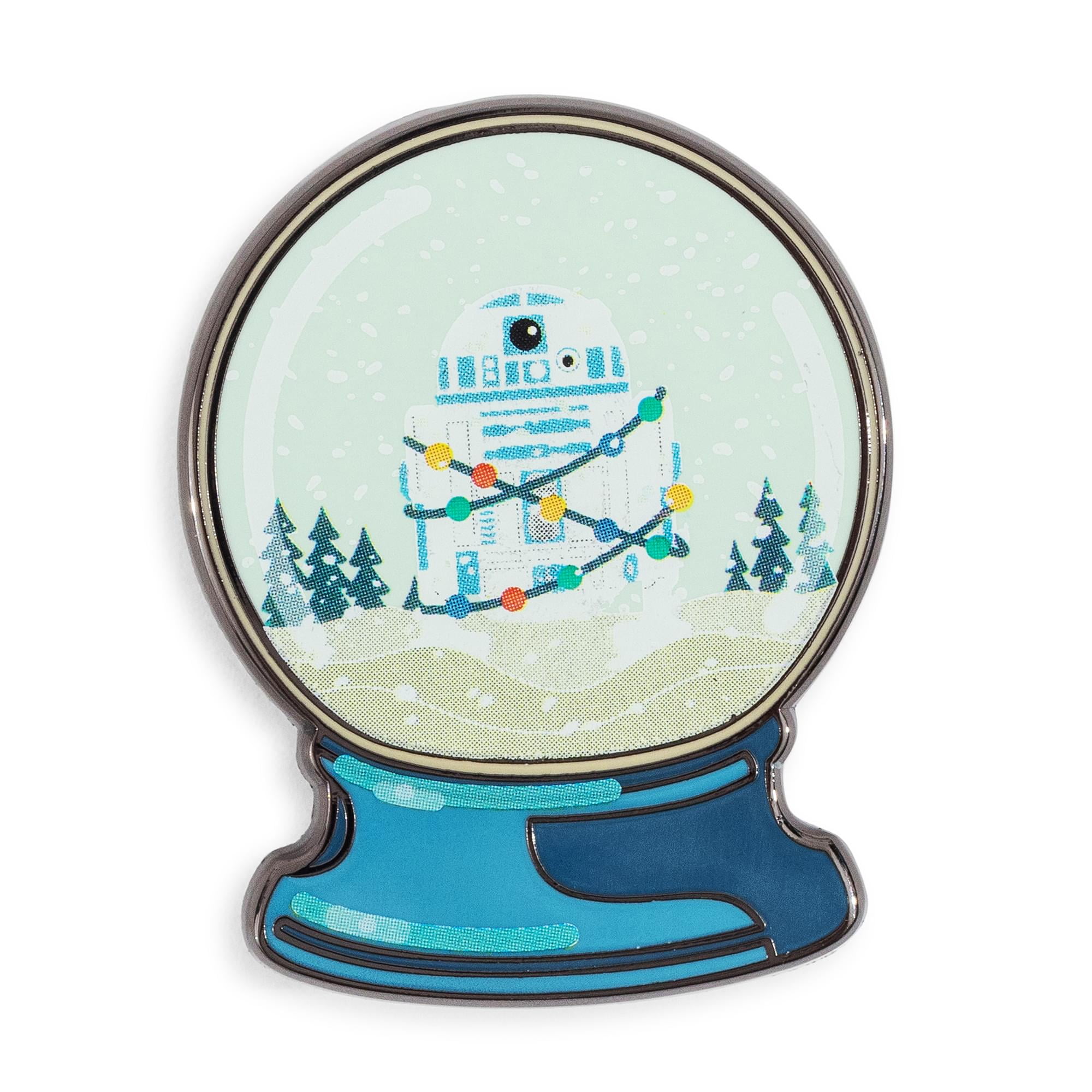 Star Wars R2-D2 Holiday Winter Snow Globe Enamel Pin - Walmart.com