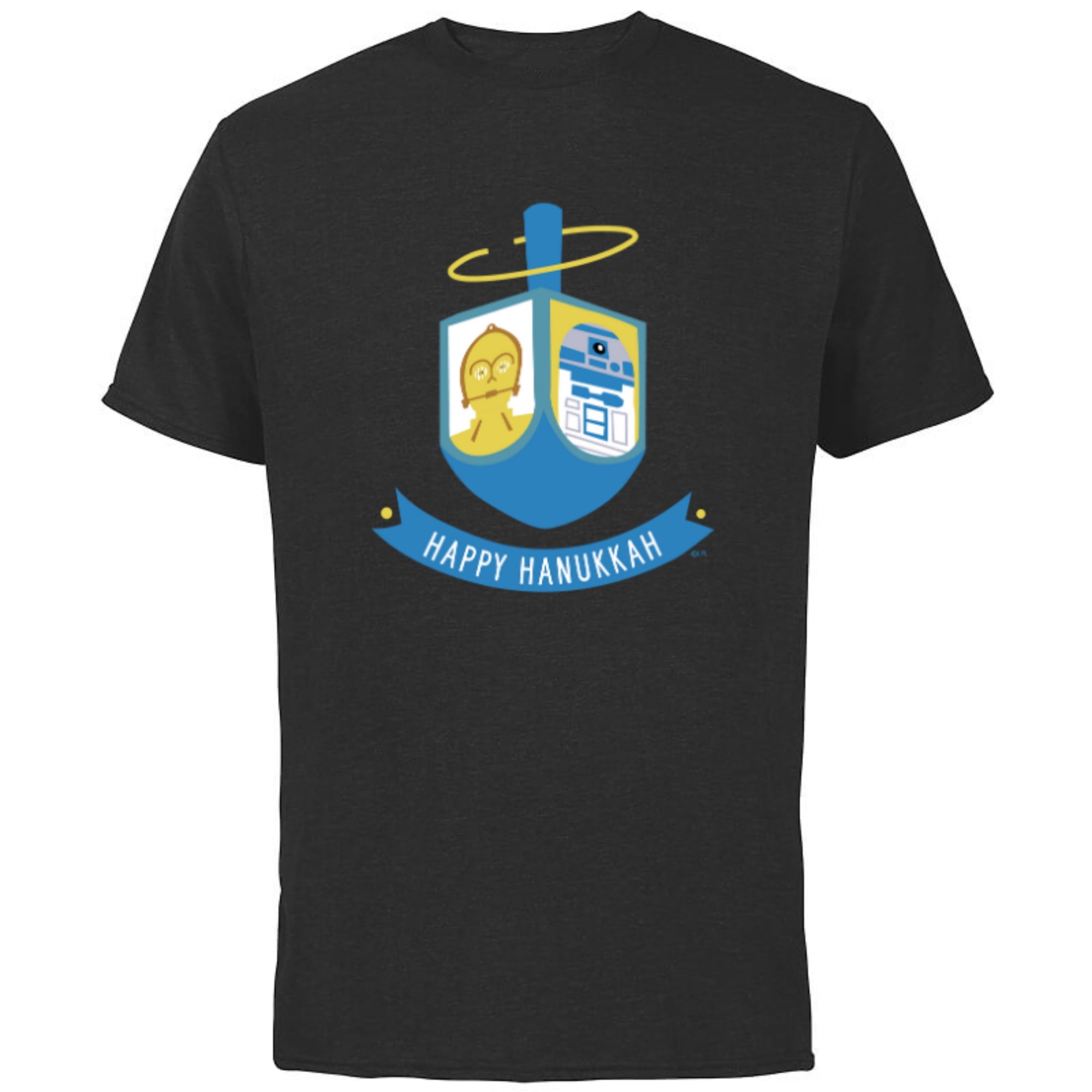 Star Wars R2-D2 and C-3PO Hanukkah Spinning Dreidel - Short Sleeve ...