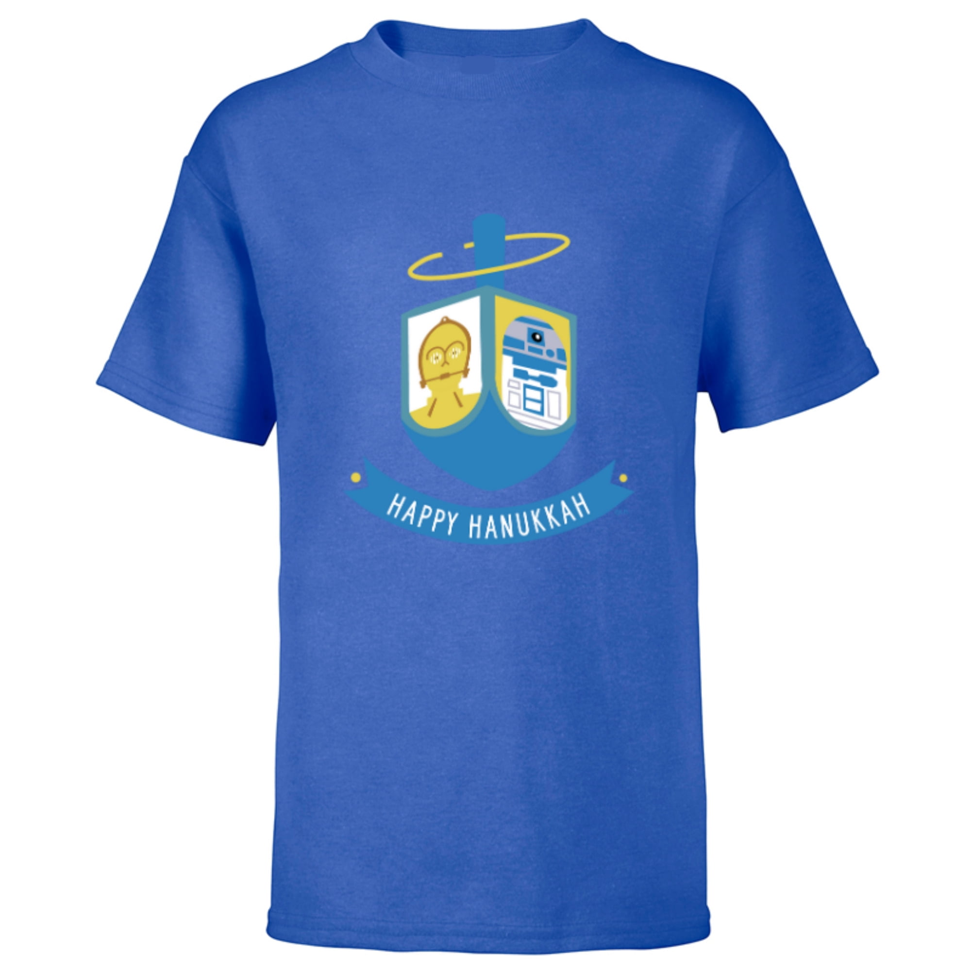 Star Wars R2-D2 and C-3PO Hanukkah Spinning Dreidel - Short Sleeve T ...