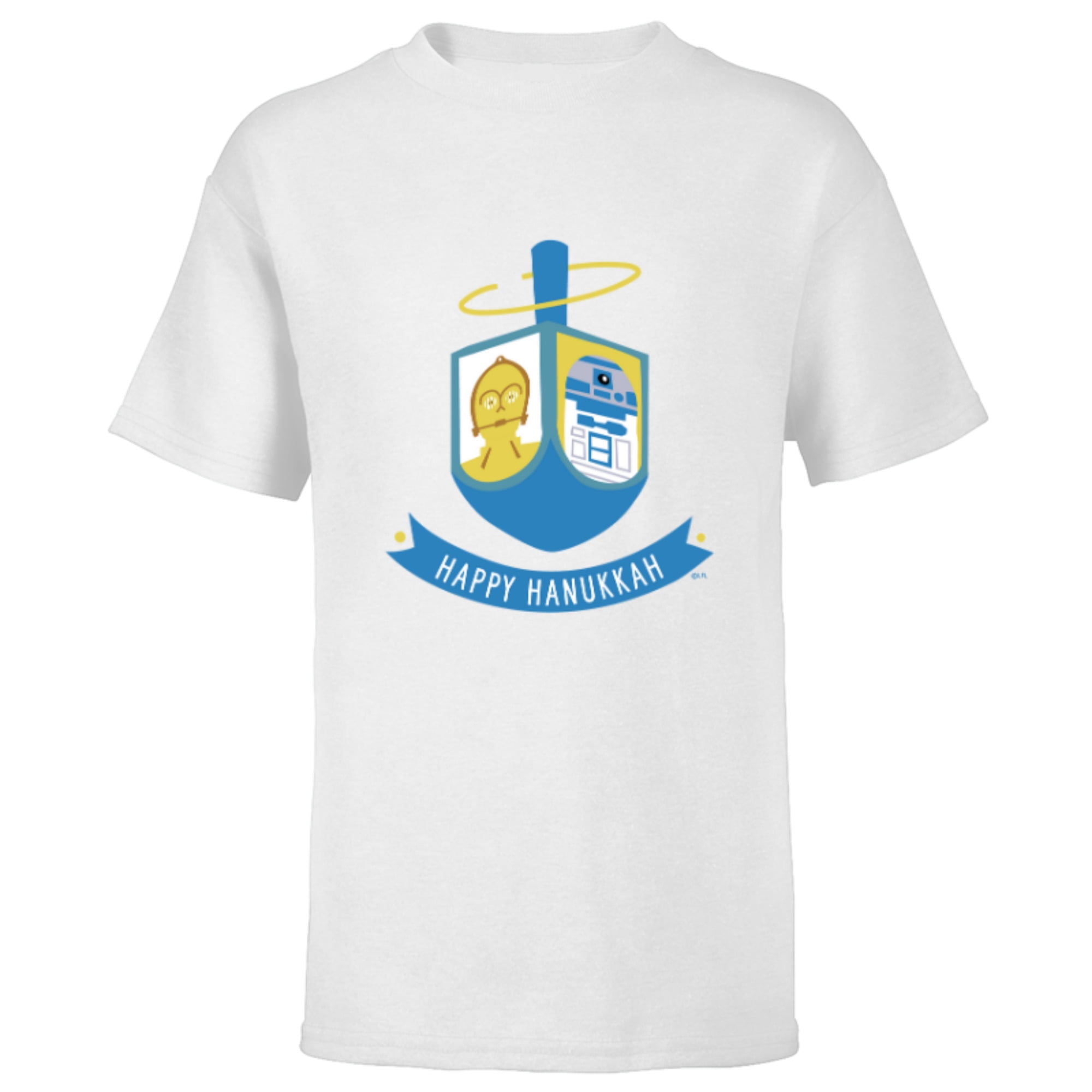 Star Wars R2-D2 and C-3PO Hanukkah Spinning Dreidel - Short Sleeve T ...