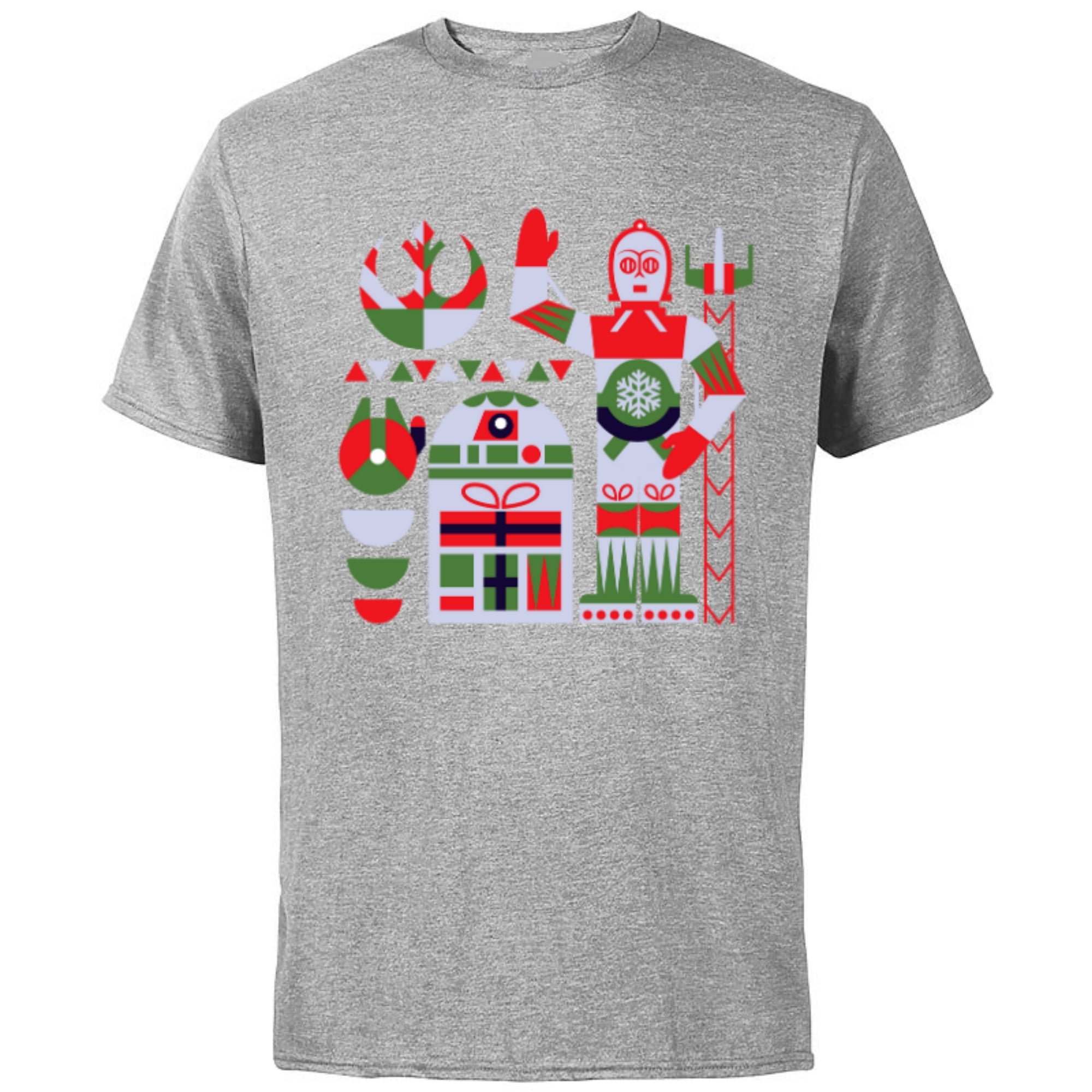 Star Wars R2-D2 and C-3PO Holiday Droids Rebel Christmas - Short Sleeve ...