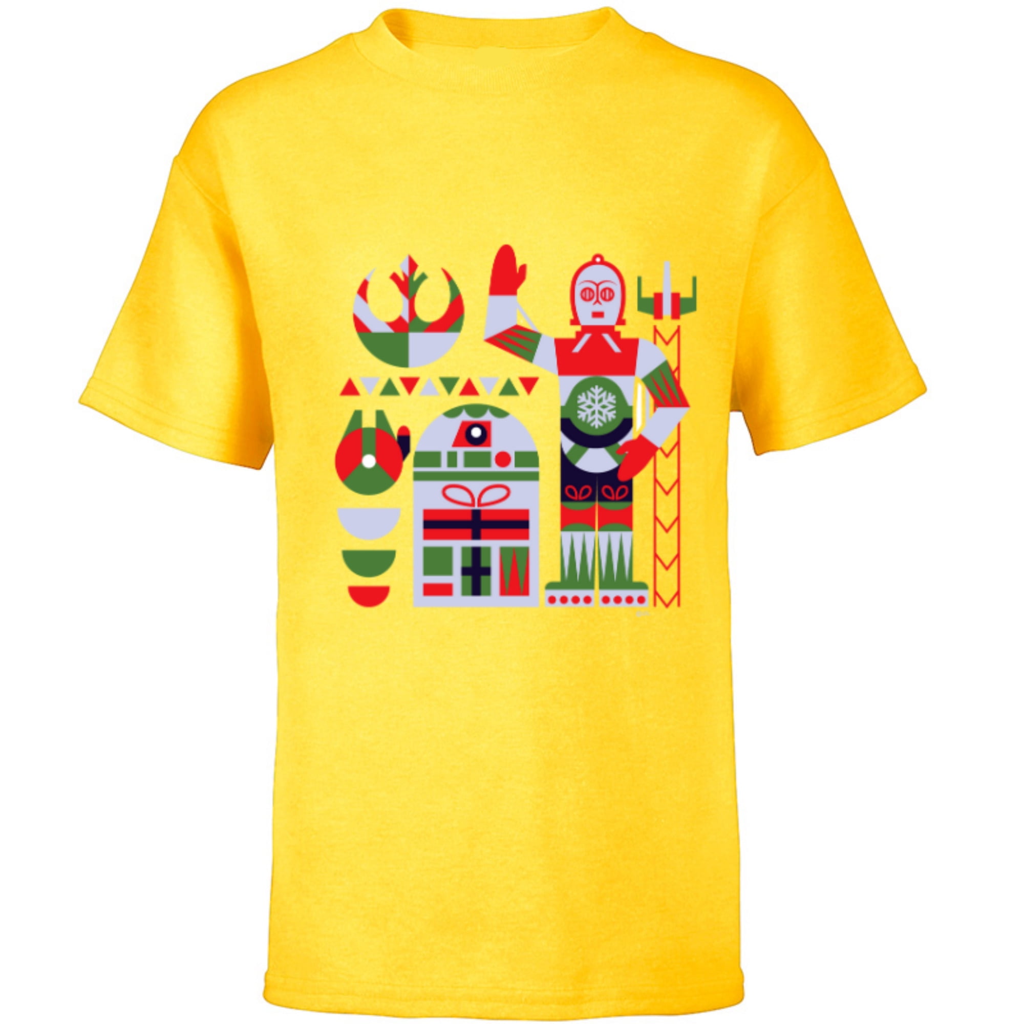 Star Wars R2-D2 and C-3PO Nordic Print Christmas Holiday - Short Sleeve ...