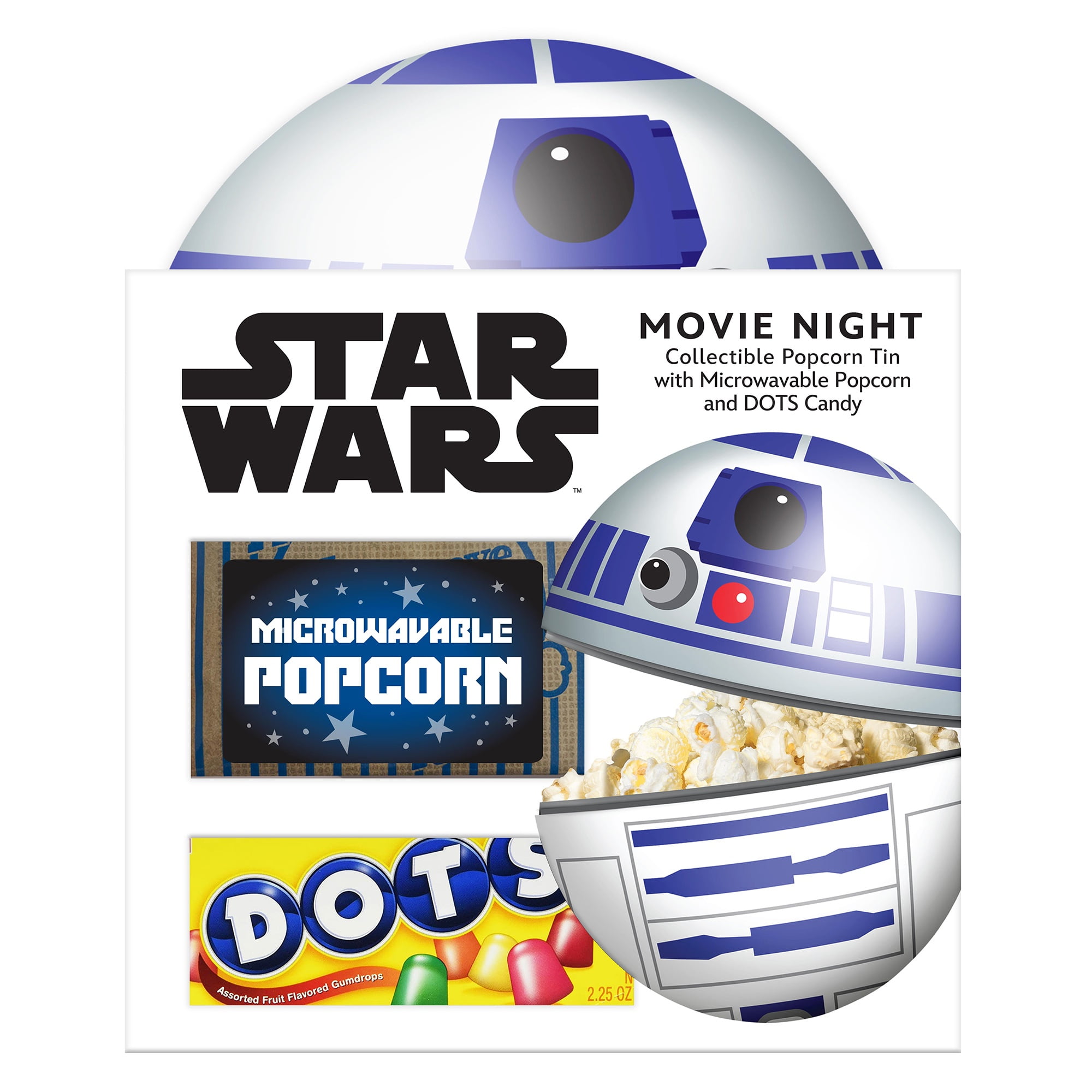 Star Wars R2D2 Movie Night Popcorn and Candy Gift Set - Walmart.com