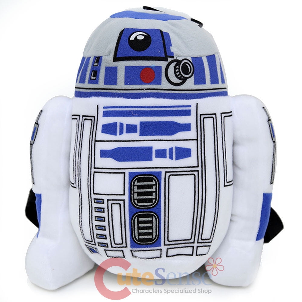 100% Authentic Star Wars R2D2 Plush Doll Backpack Costume Bag - A Fun ...