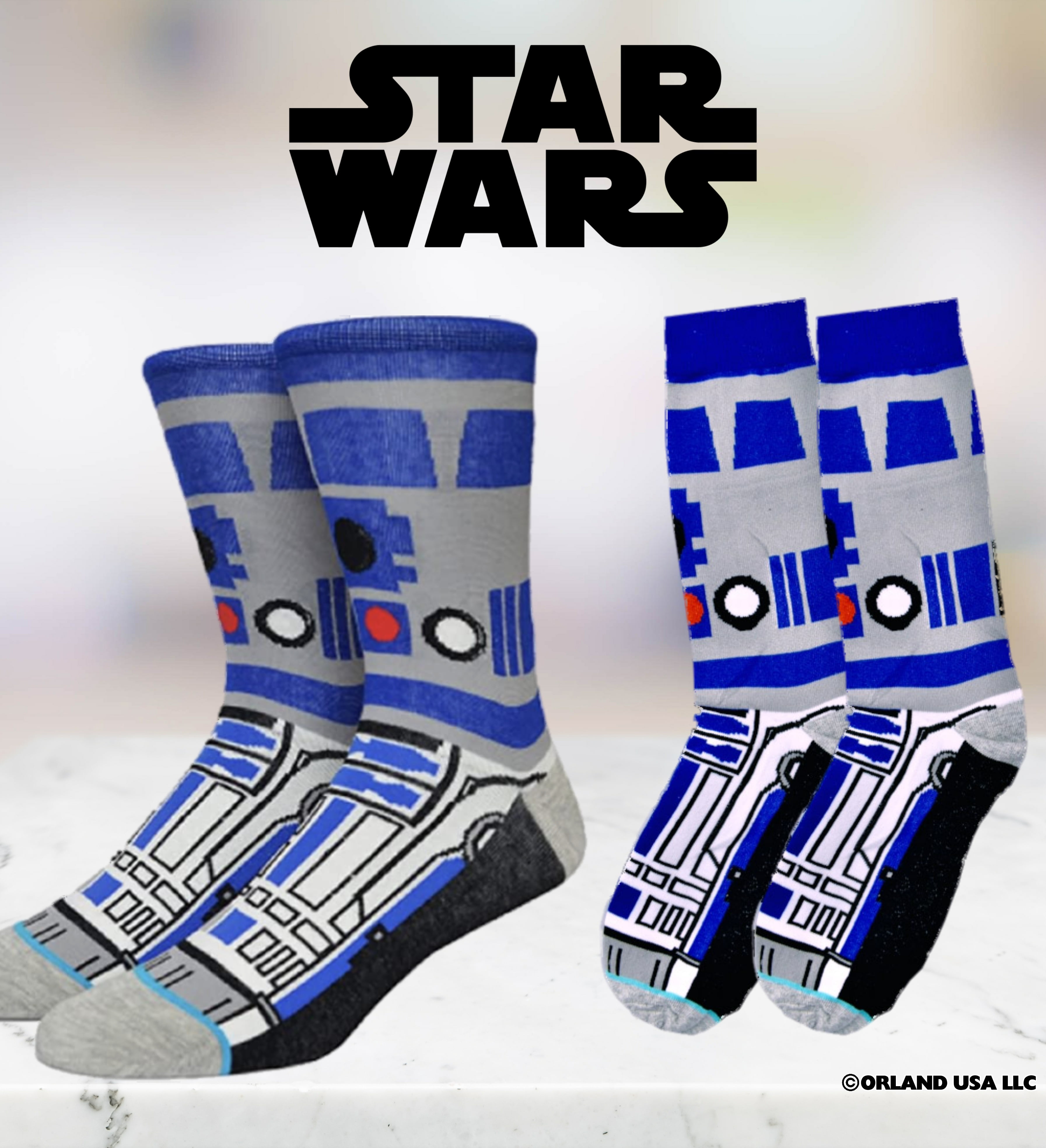 Star Wars R2D2 Premium Cartoon Socks For Men & Women One Size Fit All ...