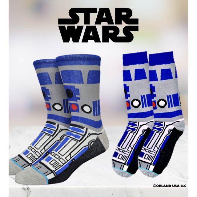Star Wars R2D2 Premium Cartoon Socks For Men & Women One Size Fit All ...