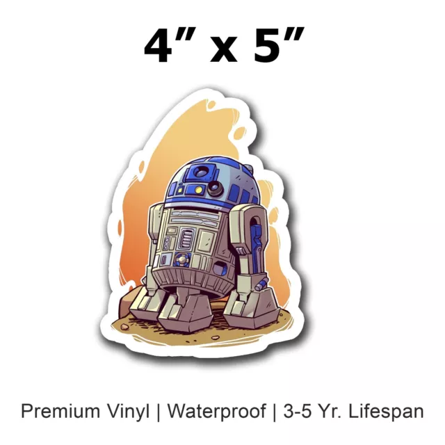 Star Wars R2D2 Vinyl Sticker Godzilla Storm Trooper Vinyl Waterproof ...