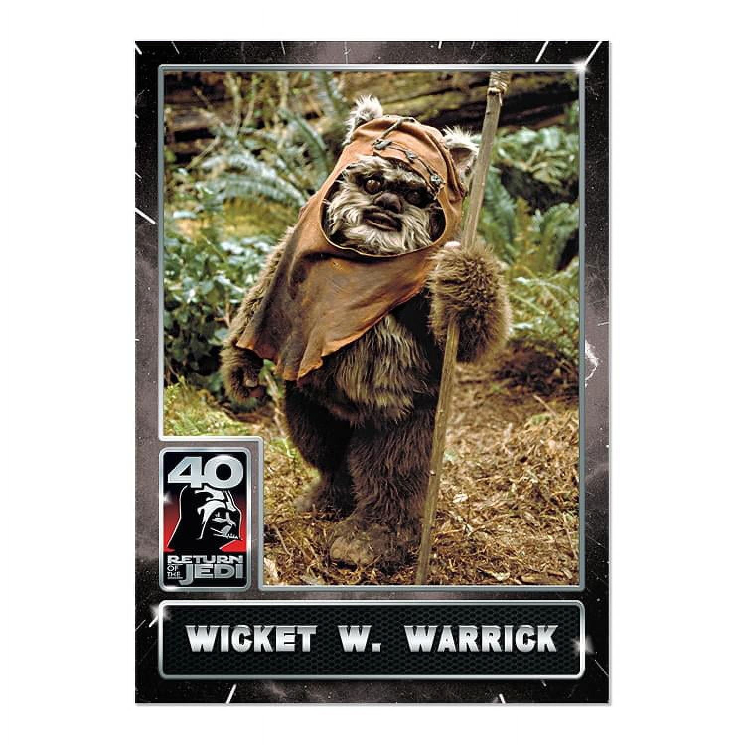 Star Wars ROTJ 40th Anniversary 2023 Topps Card #9 | Wicket W Warrick ...