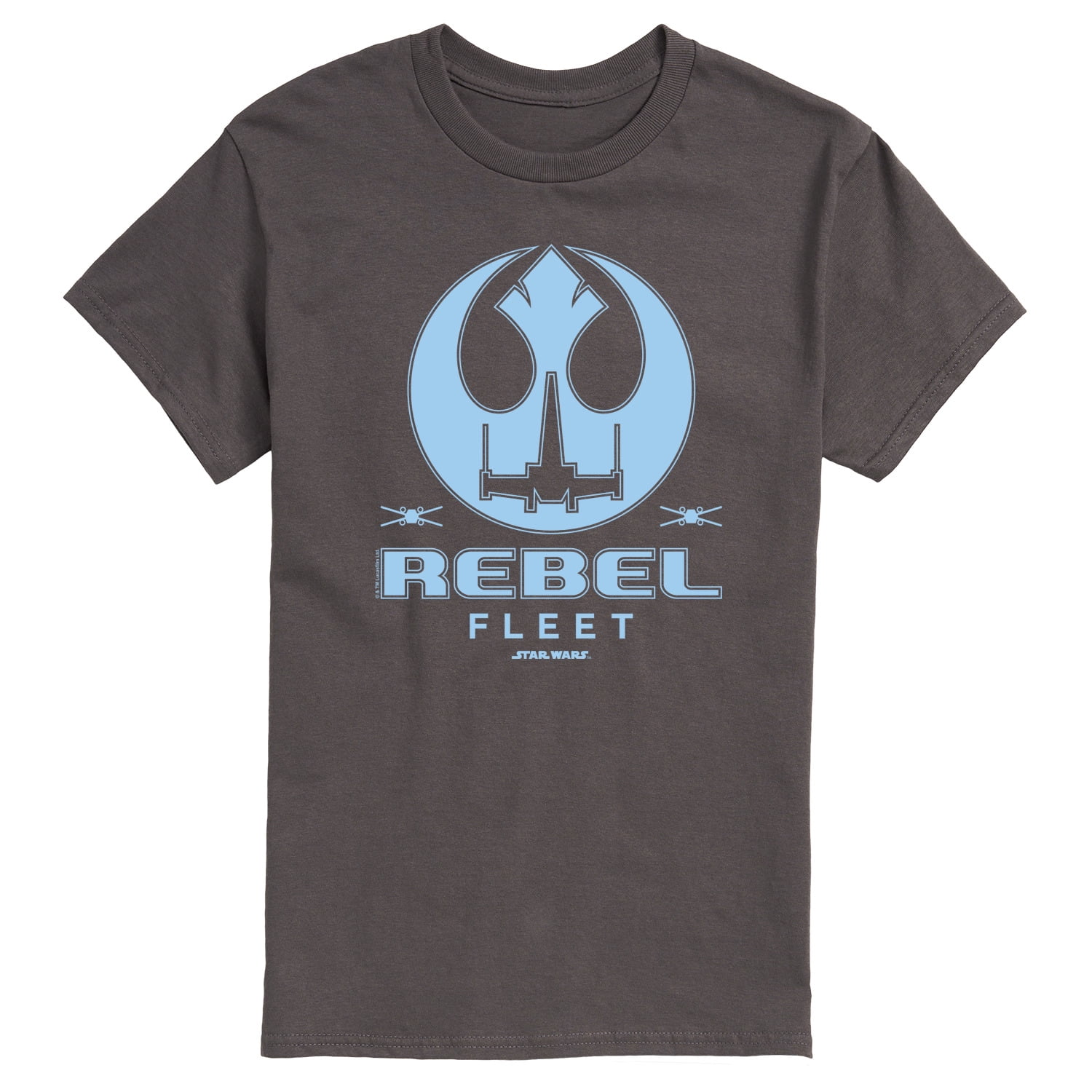 Star Wars - Rebel Fleet Flight Patch - Men's Short Sleeve Tee - Walmart.com