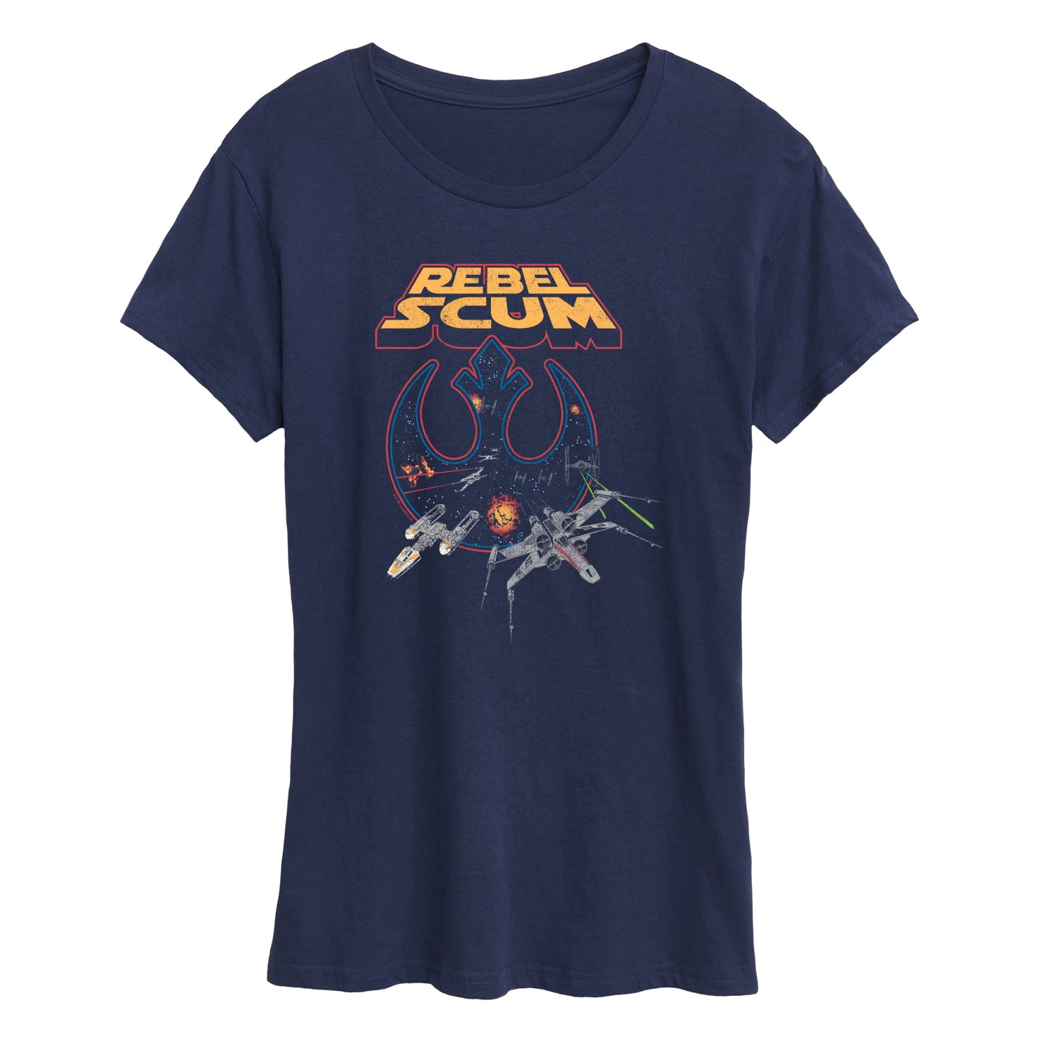 Star Wars - Rebel Scum Logo - Women's Short Sleeve Graphic T-Shirt ...