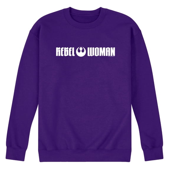 Star Wars - Rebel Woman - Men's Crew Fleece Sweatshirt - Walmart.com