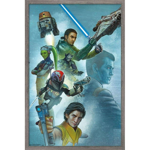 Star Wars: Rebels - Celebration Mural Wall Poster, 14.725" x 22.375 ...