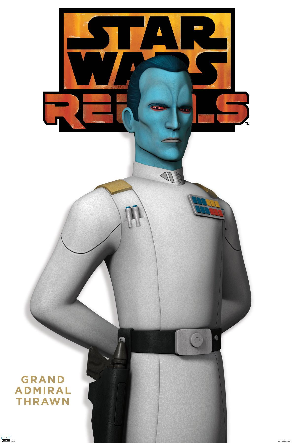 Star Wars: Rebels - Grand Admiral Thrawn Feature Series Wall Poster, 22 ...