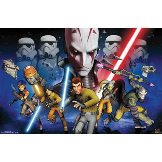 Star Wars Rebels - Group Poster Print - 24 x 36 in. - Walmart.com