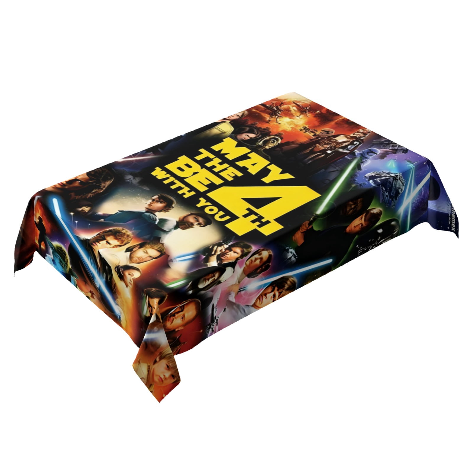 Star and Wars Rebels square tablecloth has an iconic print, fits most ...