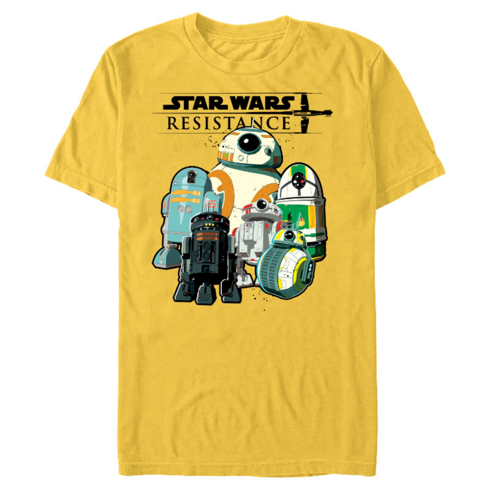 Star Wars Resistance Droids - Short Sleeve Blended T-Shirt for Adults ...