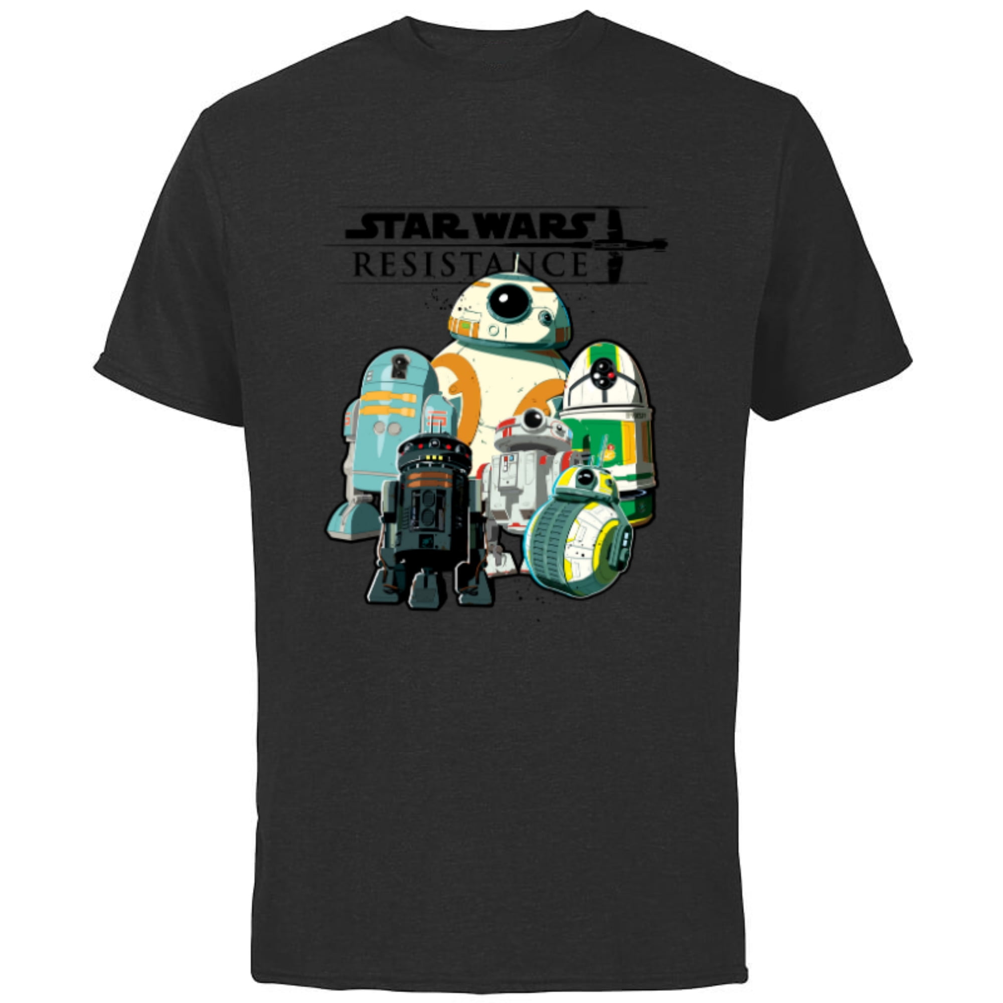 Star Wars Resistance Droids - Short Sleeve Cotton T-Shirt for Adults ...