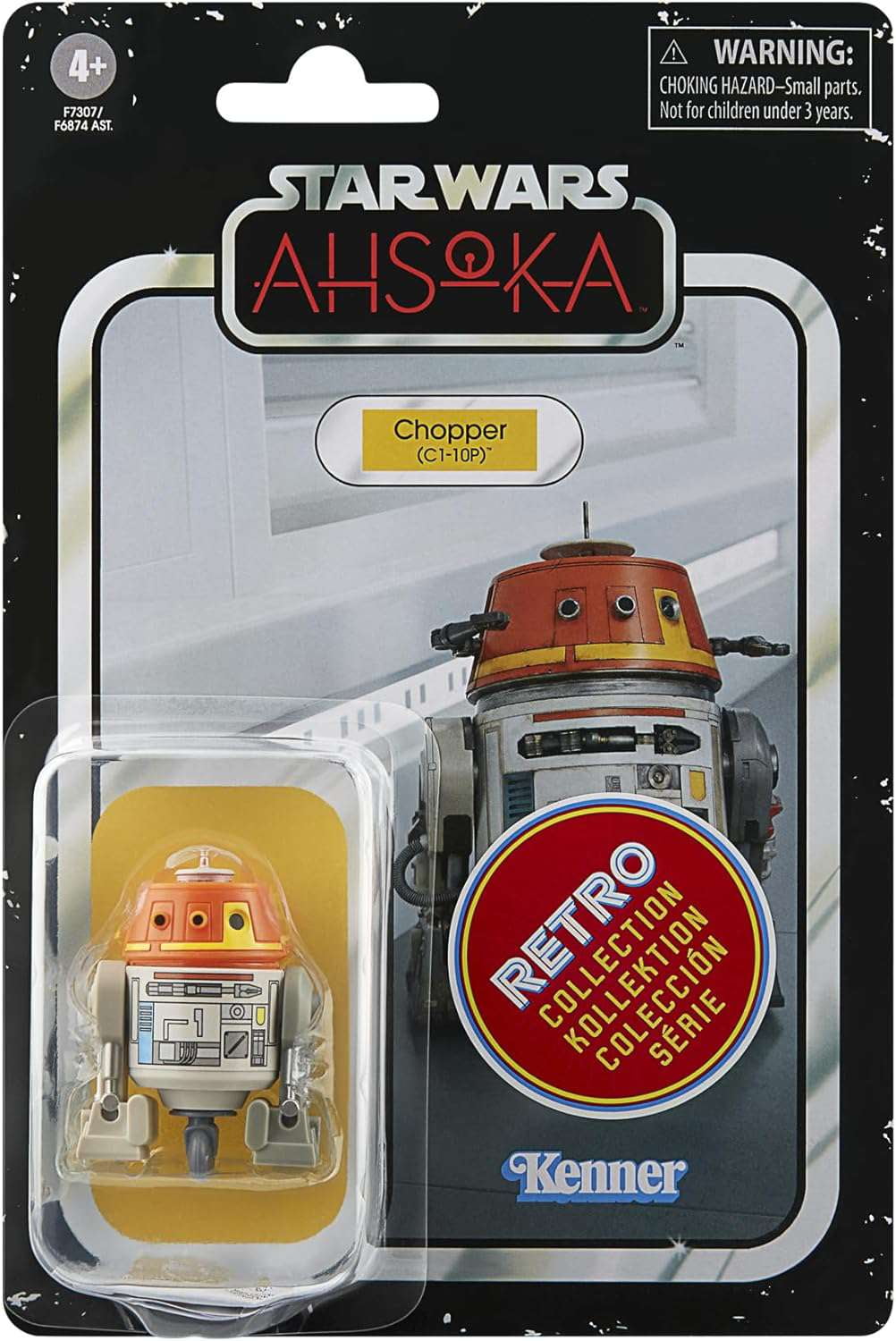 Star Wars Retro Collection Chopper (C1-10P) Action Figure - Walmart.com