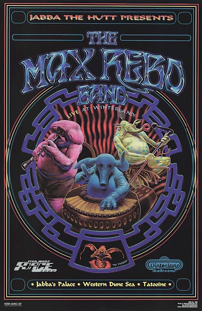 Star Wars: Return Of The Jedi - Movie Poster (The Max Rebo Band ...