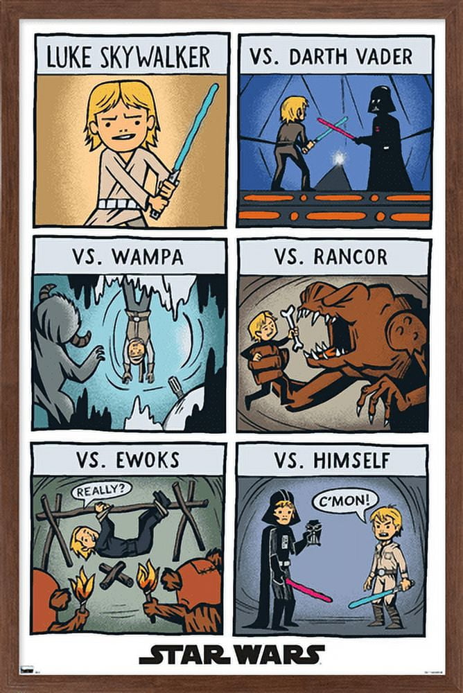 Star Wars: Return of the Jedi - Comic Panels Wall Poster, 22.375" x 34 ...