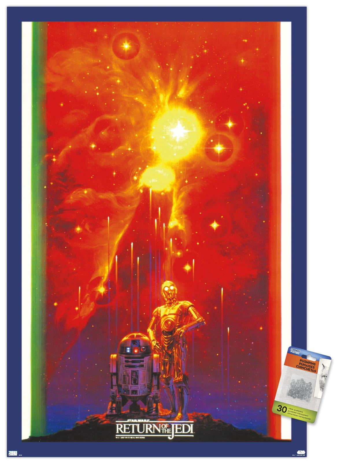 Star Wars: Return of the Jedi - Droid Celebration Wall Poster with ...