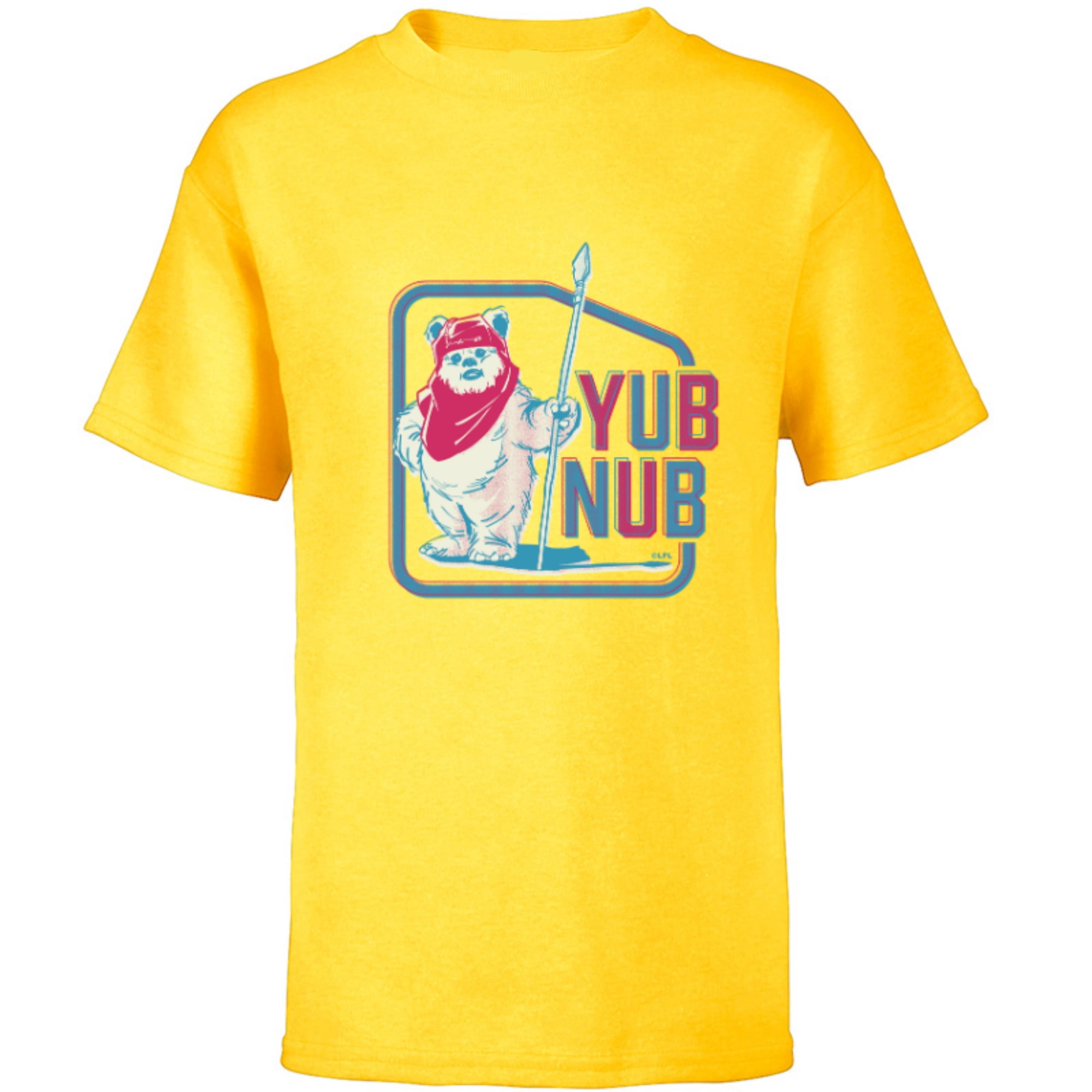 Star Wars Return of the Jedi Ewok Yub Nub Retro - Short Sleeve T-Shirt for Kids - Customized ...