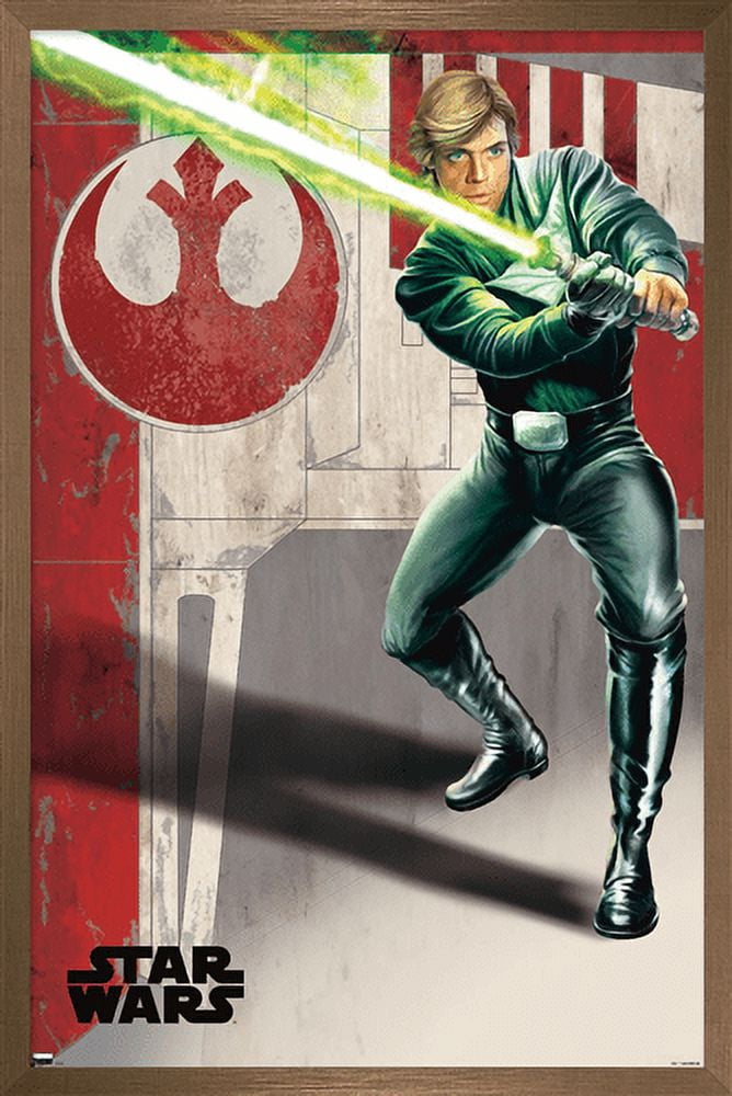 Star Wars: Return of the Jedi - Luke Wall Poster, 14.725" x 22.375 ...