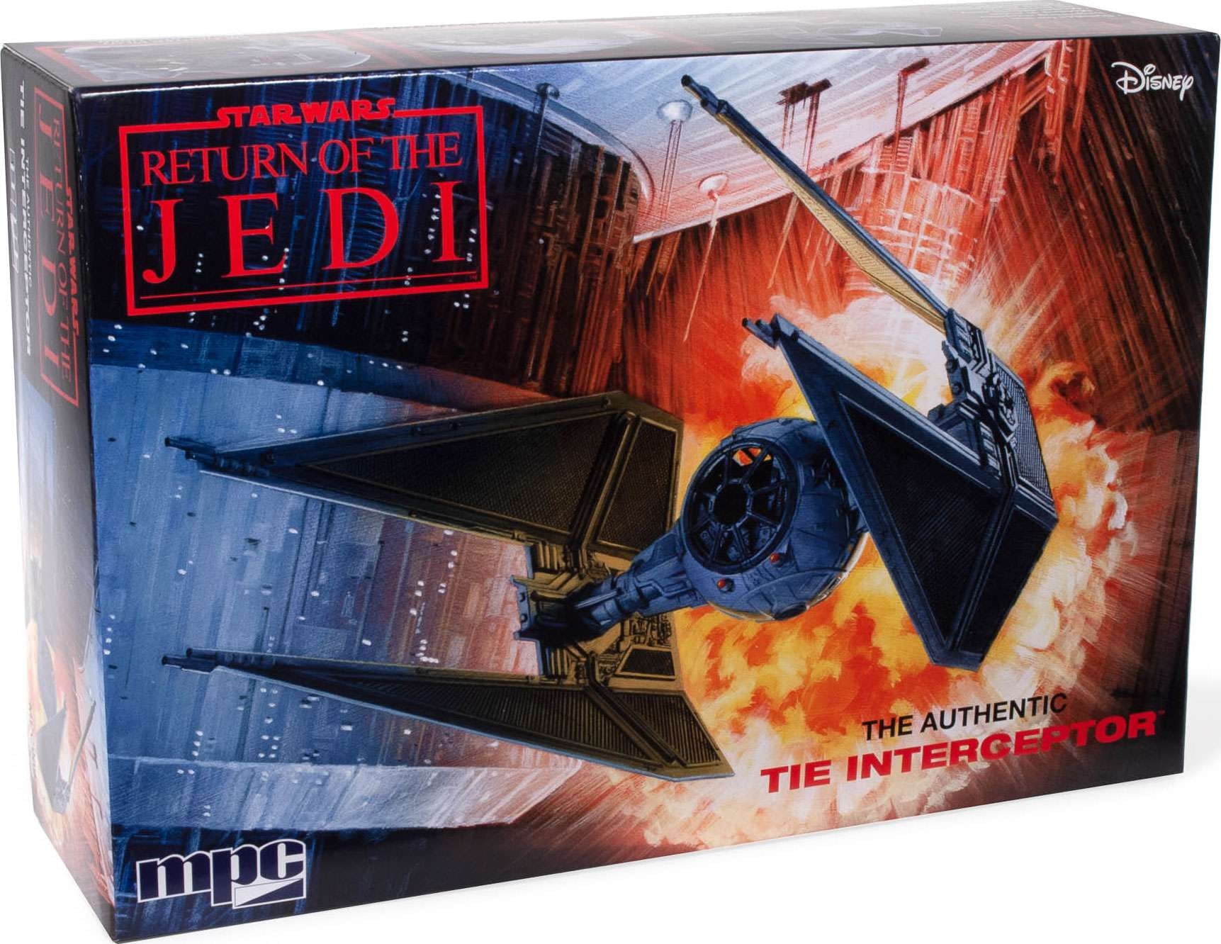 Star Wars: Return of the Jedi Tie Interceptor Skill 2 Model Kit ...