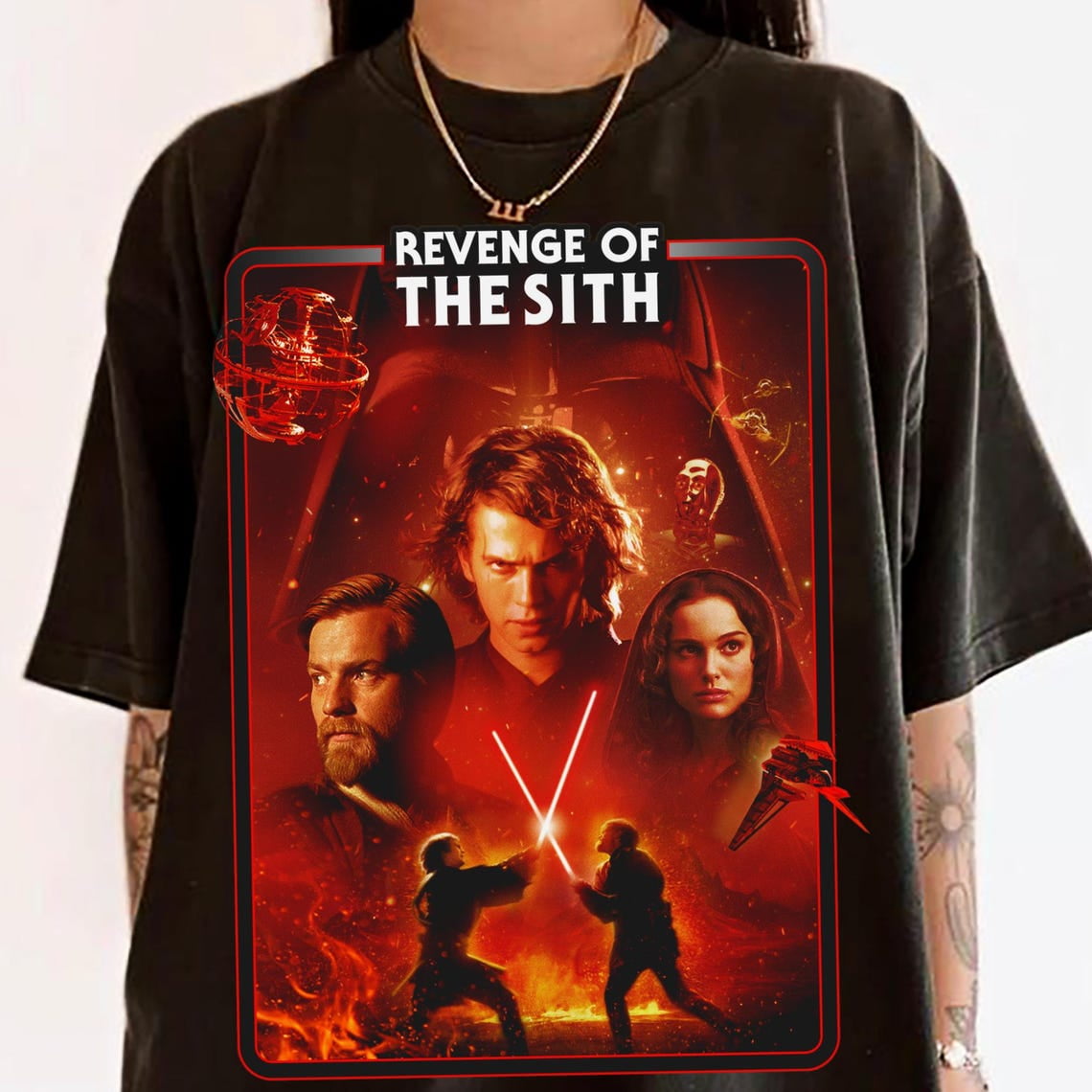 Star Wars Revenge Of The Sith Battle Han Solo Comfort T-Shirt, Star Wars Episode III Revenge of ...