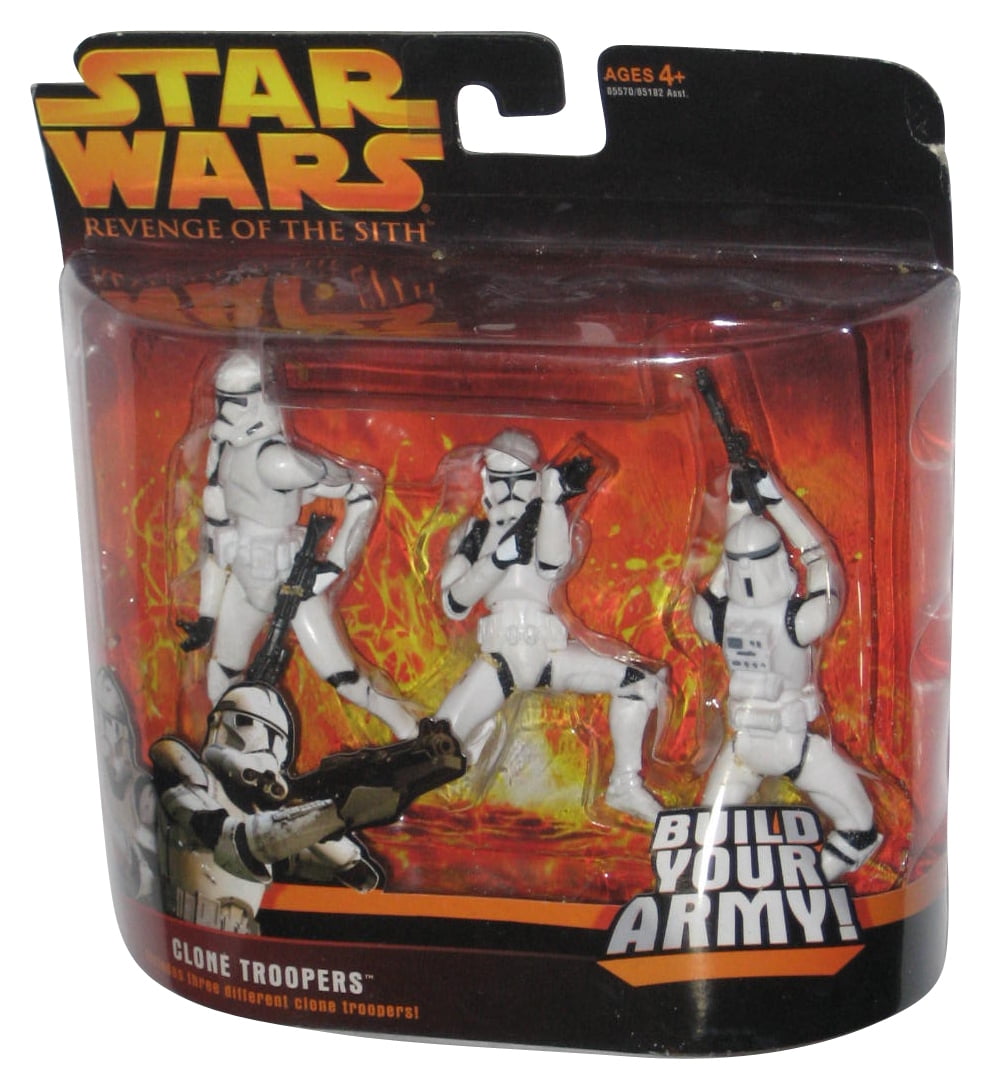 Star Wars Revenge of The Sith Build Your Army White Clone Trooper Set ...