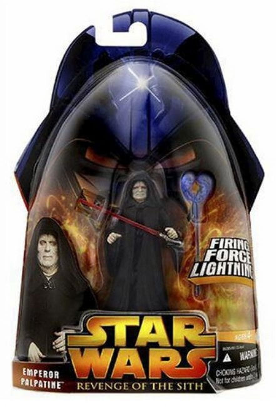 Star Wars Revenge of The Sith Emperor Palpatine Force Lightning Figure ...