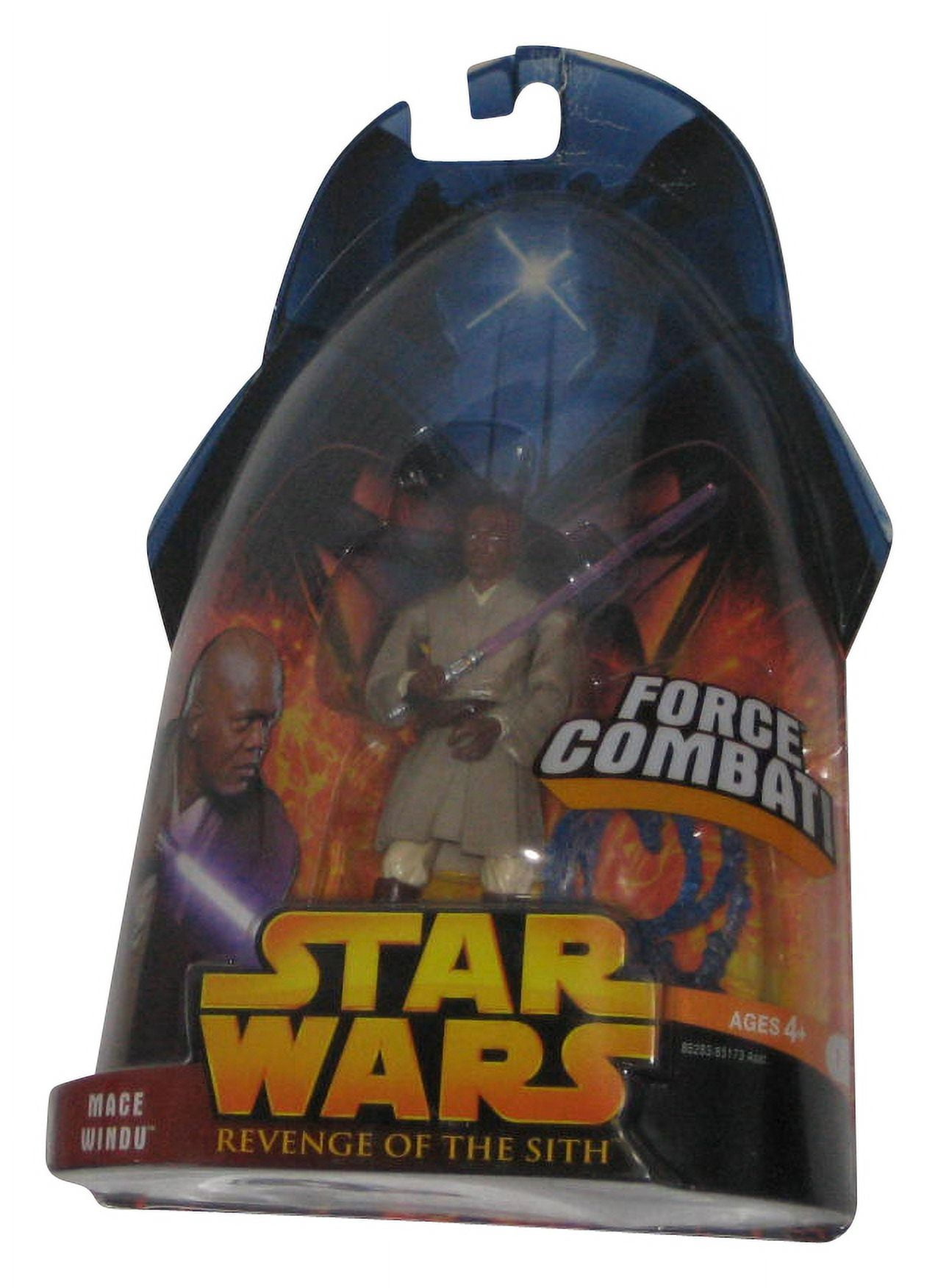 Star Wars Revenge of The Sith Mace Windu Force Combat Action Figure #10 ...