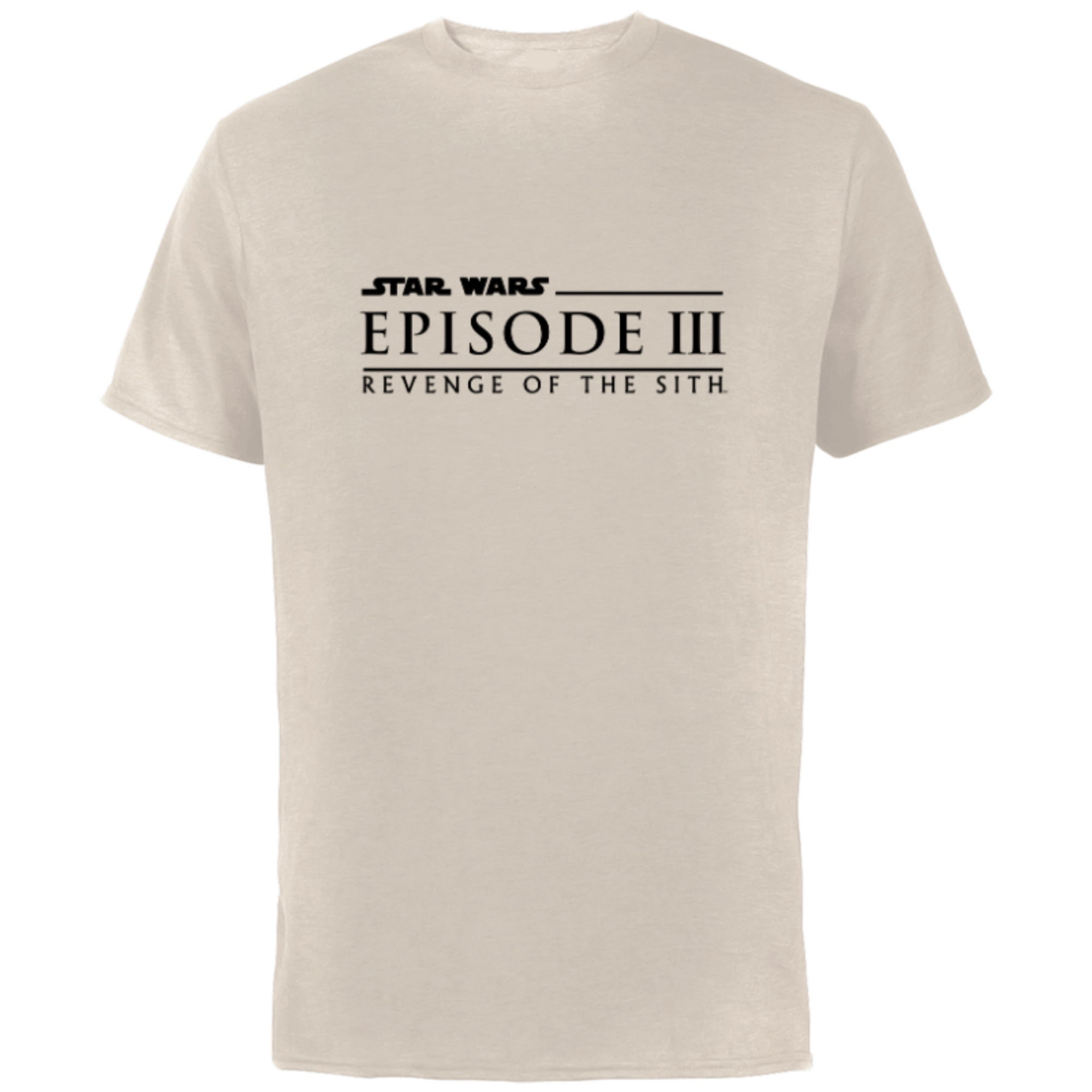 Star Wars Revenge of the Sith Episode 3 Movie Logo - Short Sleeve ...