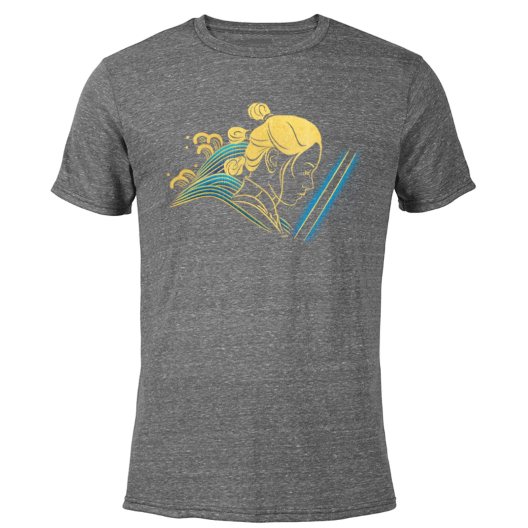 Star Wars Rey Artistic Portrait - Short Sleeve Blended T-Shirt for ...