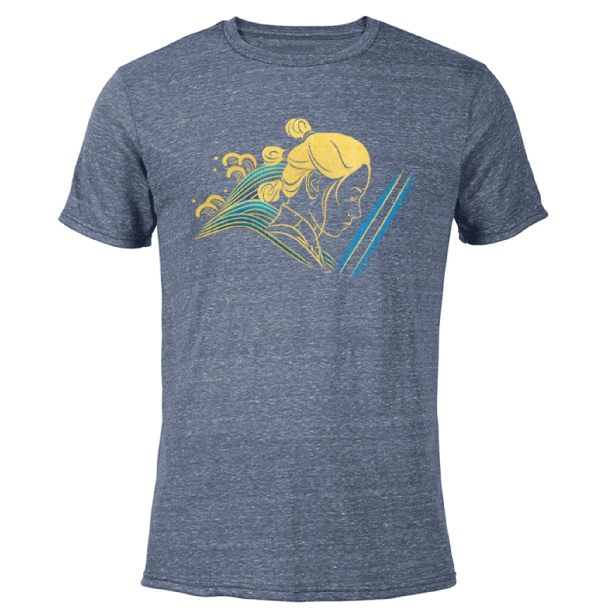 Star Wars Rey Artistic Portrait - Short Sleeve Blended T-Shirt for ...