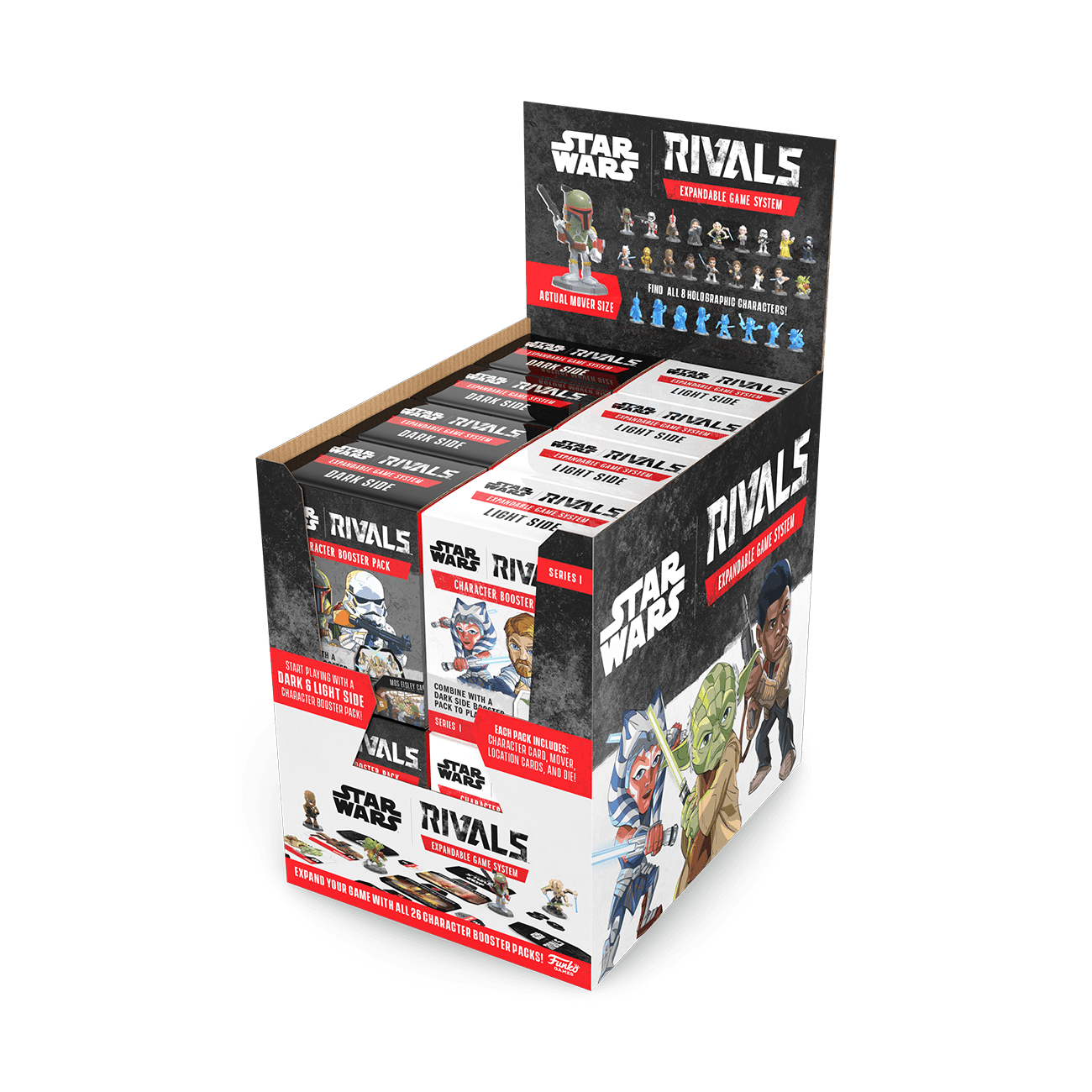 Star Wars Rivals Card Game: Series 1, 16 Piece PDQ, Light Side Dark ...