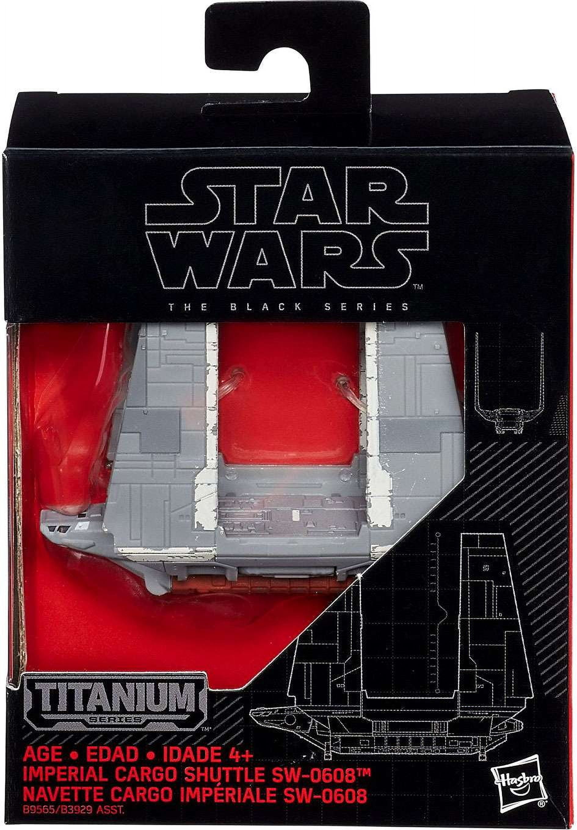 Star Wars Black Titanium Imperial Cargo Shuttle Diecast Vehicle ...