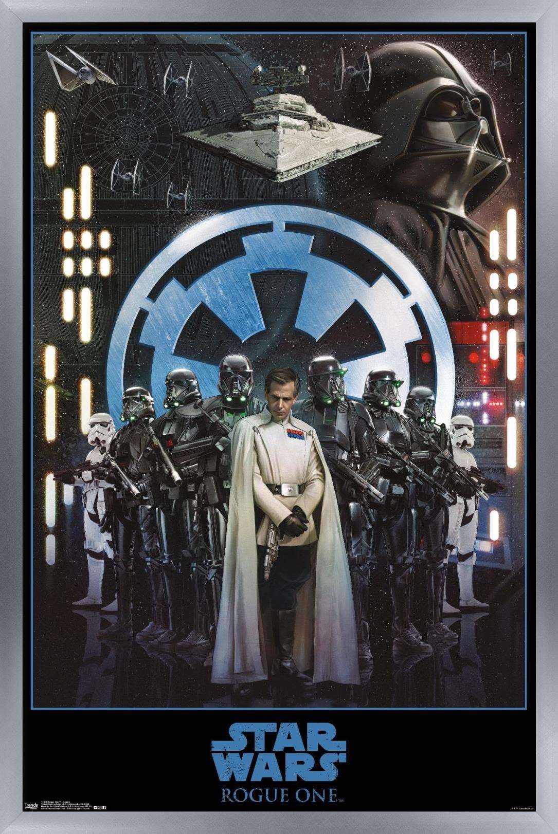 Star Wars: Rogue One - Empire Wall Poster, 14.725" x 22.375", Framed ...