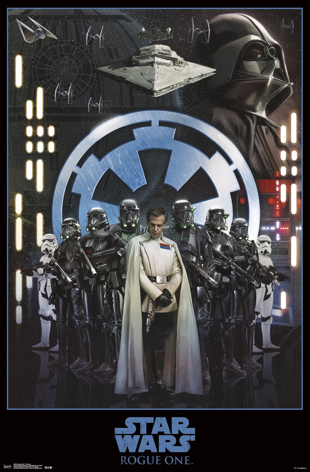 Star Wars: Rogue One - Empire Wall Poster, 22.375" x 34", Framed ...