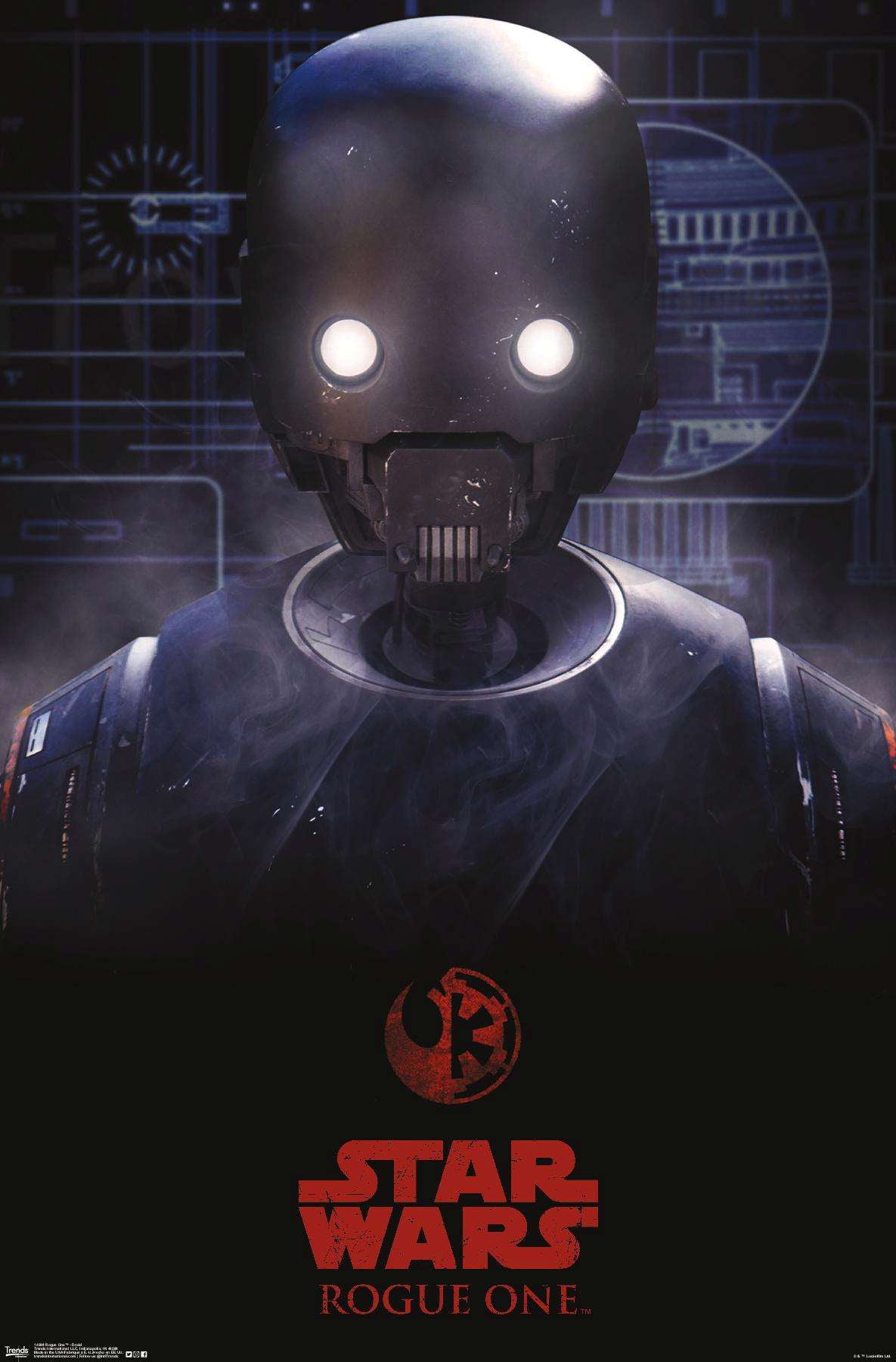 Star Wars: Rogue One - K2SO Wall Poster, 14.725" x 22.375" - Walmart.com