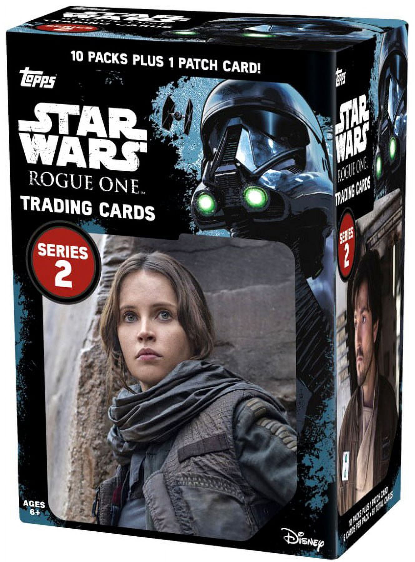 Star Wars Rogue One Series 2 Trading Card Value Box [10 Packs & 1 Patch ...
