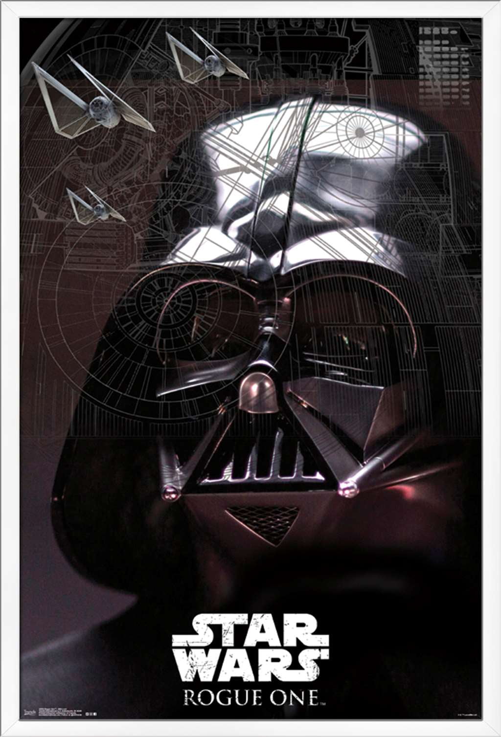 Star Wars: Rogue One - Sith Lord Wall Poster, 22.375" x 34", Framed ...