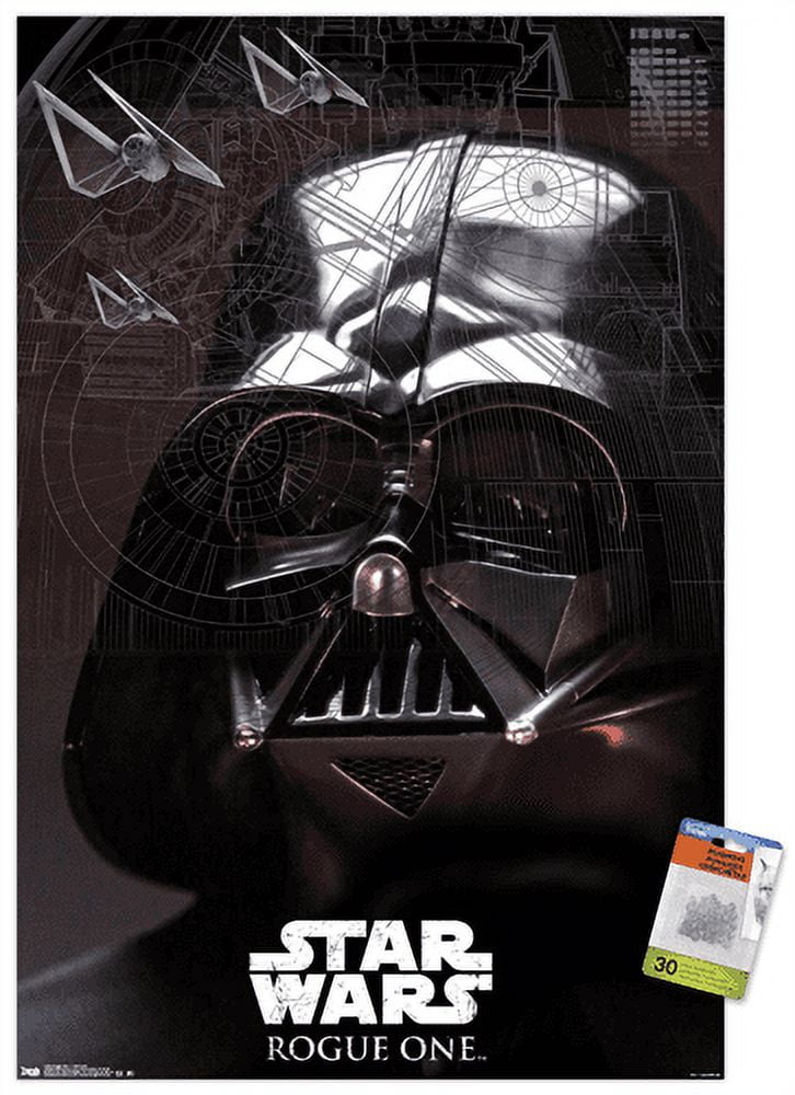 Star Wars: Rogue One - Sith Lord Wall Poster with Push Pins, 22.375" x ...