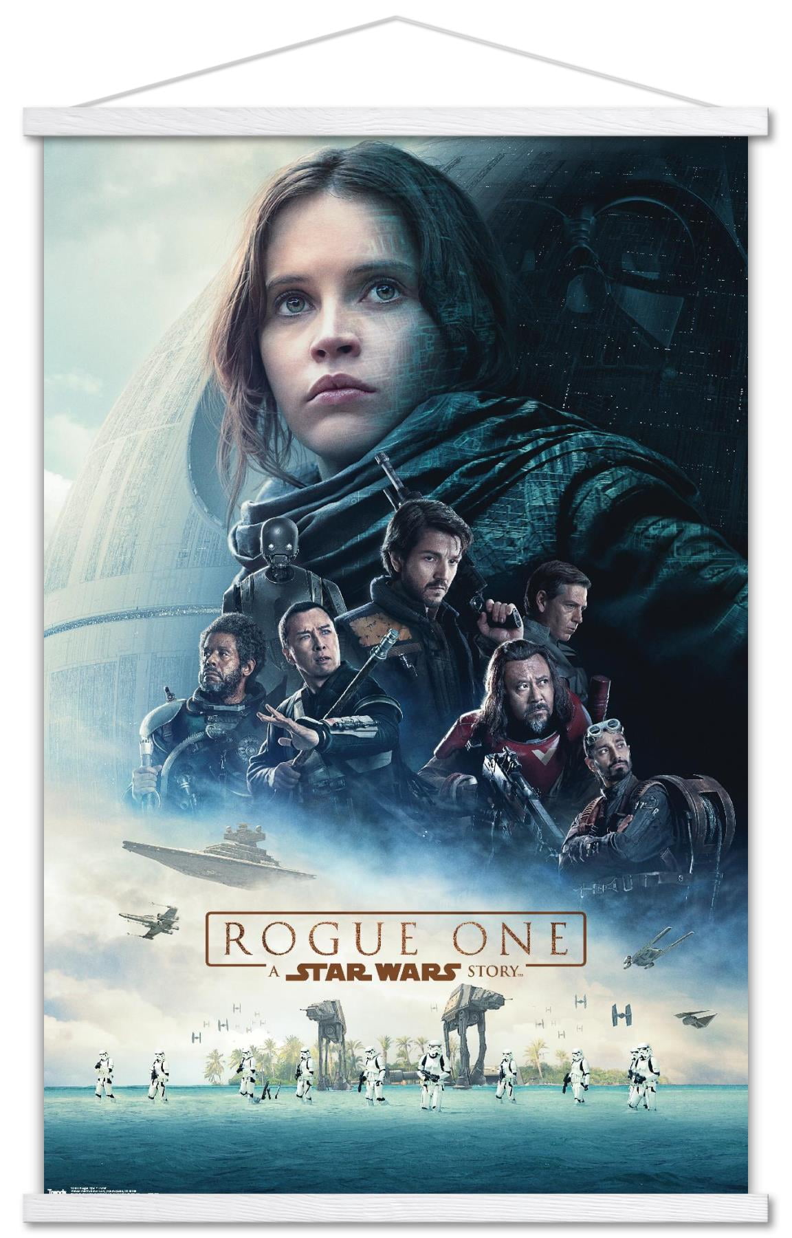 Star Wars: Rogue One - Unit Wall Poster with Wooden Magnetic Frame, 22. ...