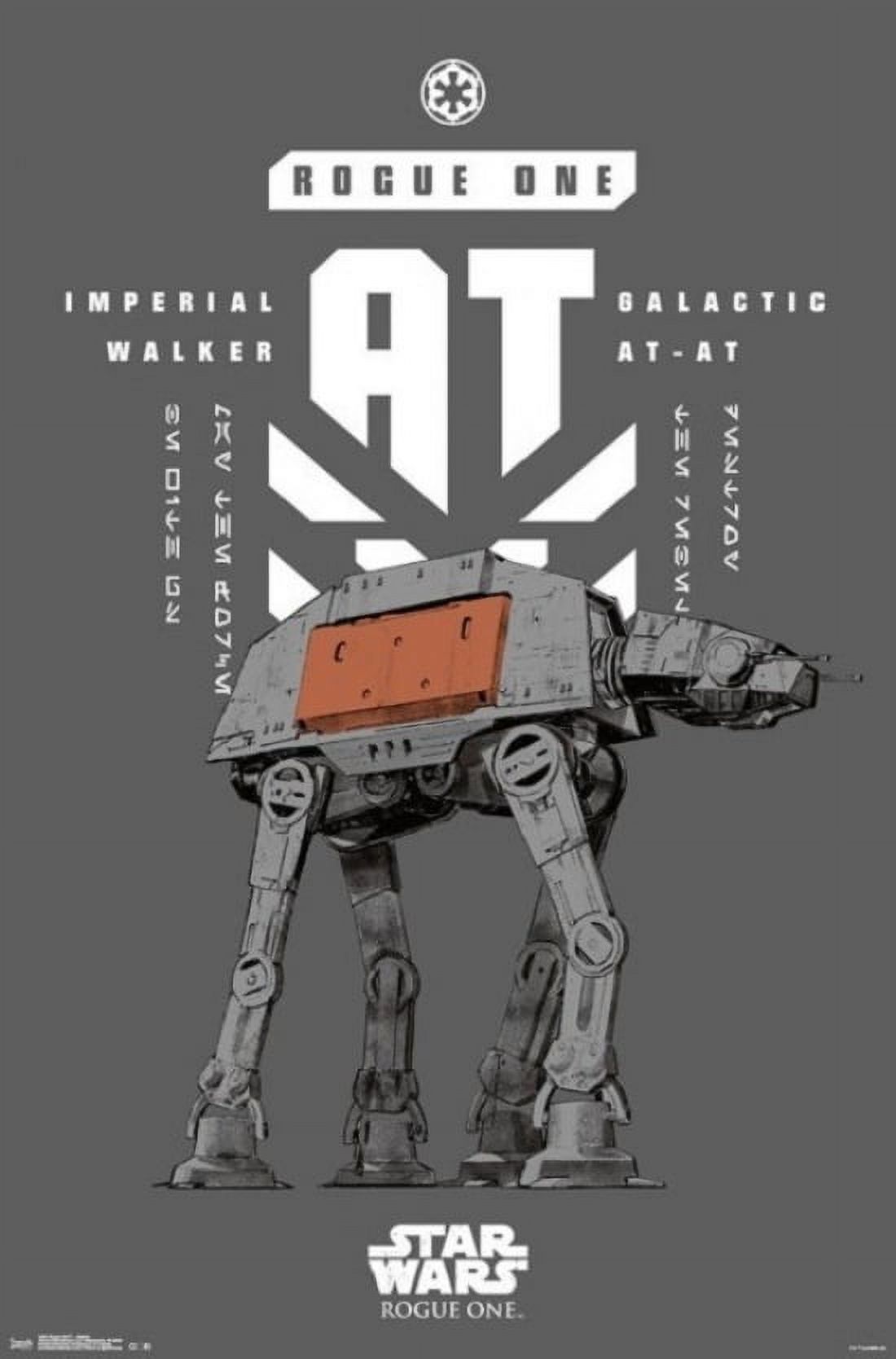 Star Wars Rogue One - Walker AT - Laminated Poster (22 x 34) - Walmart.com
